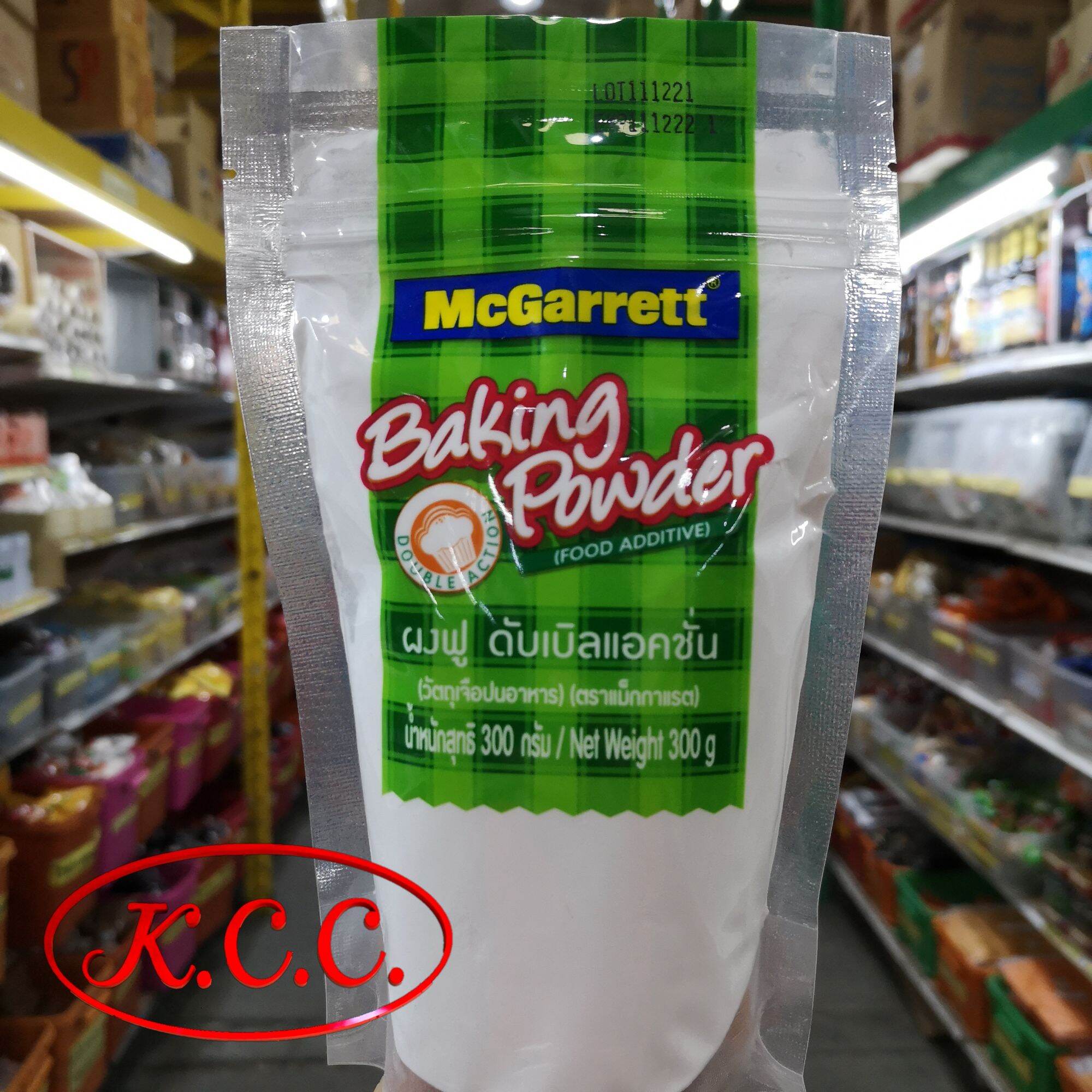 KCC ผงฟู แมกกาเรต (แมกกาแรต) 300 g. McGarrett Baking Powder double ...