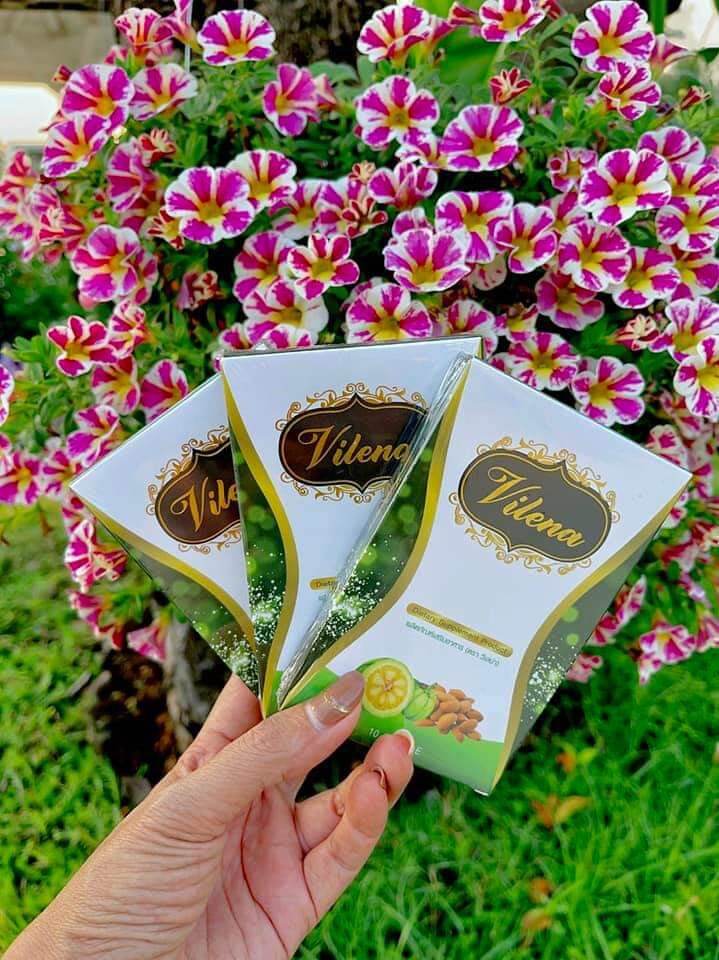 แพ็ค 4 กล่อง..Vilena วีเลน่า กล่องเขียว สเลนชัวร์ แพ็คเกจใหม่ 10 แคปซูล ...