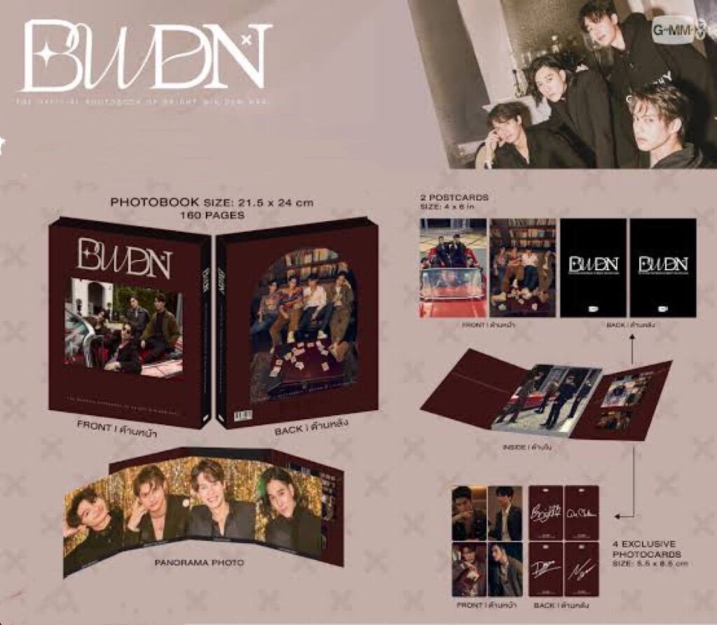 BWDN | THE OFFICIAL PHOTOBOOK OF BRIGHT WIN DEW NANI F4 THAILAND BOYS ...