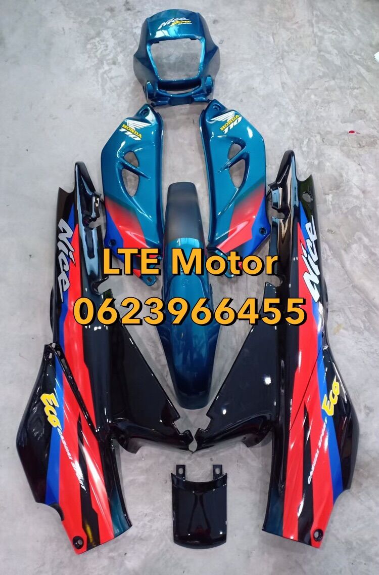 ชุดสี เฟรม honda nice 110 Nice110 ฮอนด้า ไนท์ 110 ตัวเก่า ครบชุด 8 ชิ้น ...