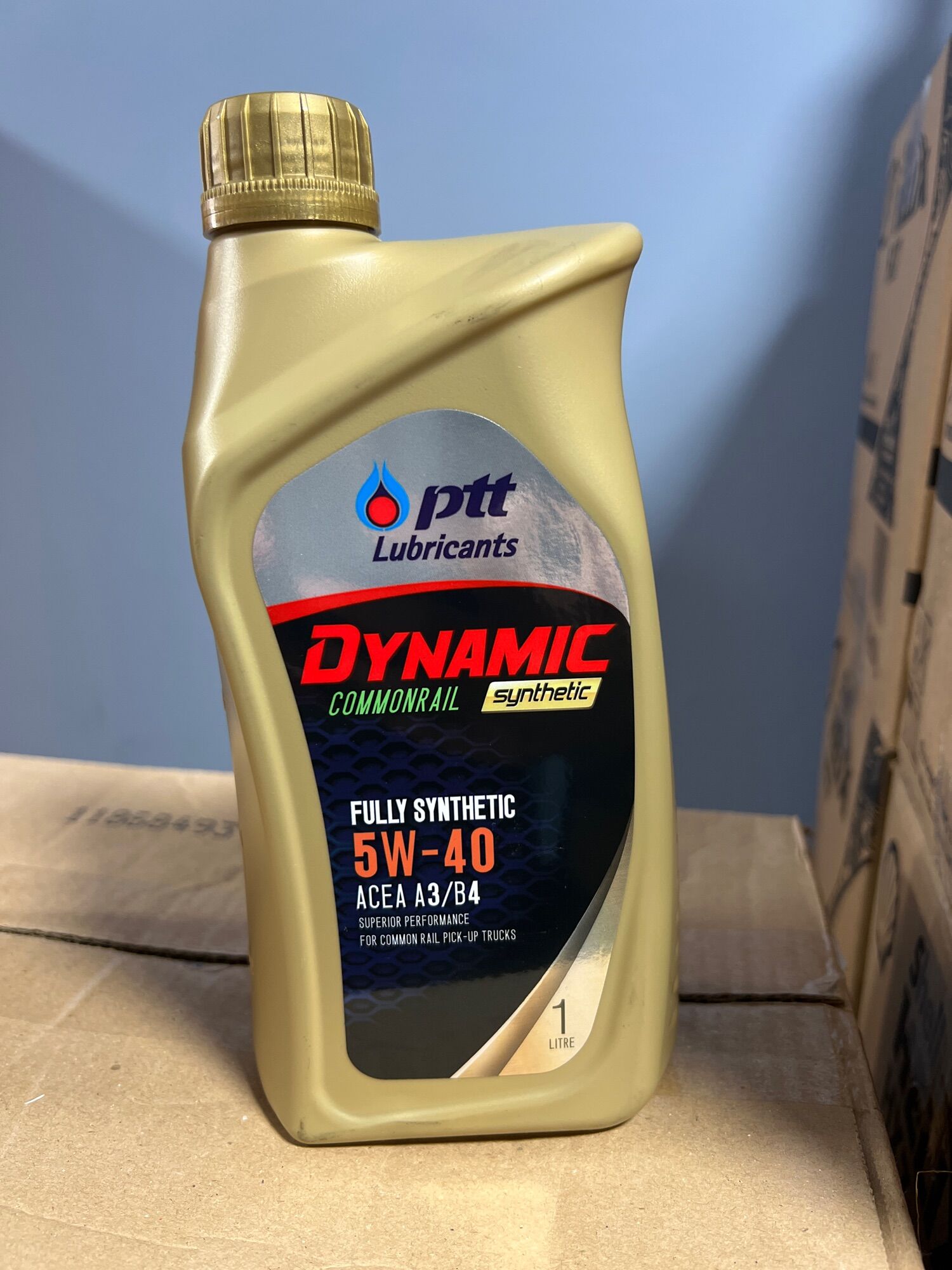 น้ำมันเครื่อง ดีเซล สังเคราะห์ 100% ปตท ptt dynamic commonrail ...