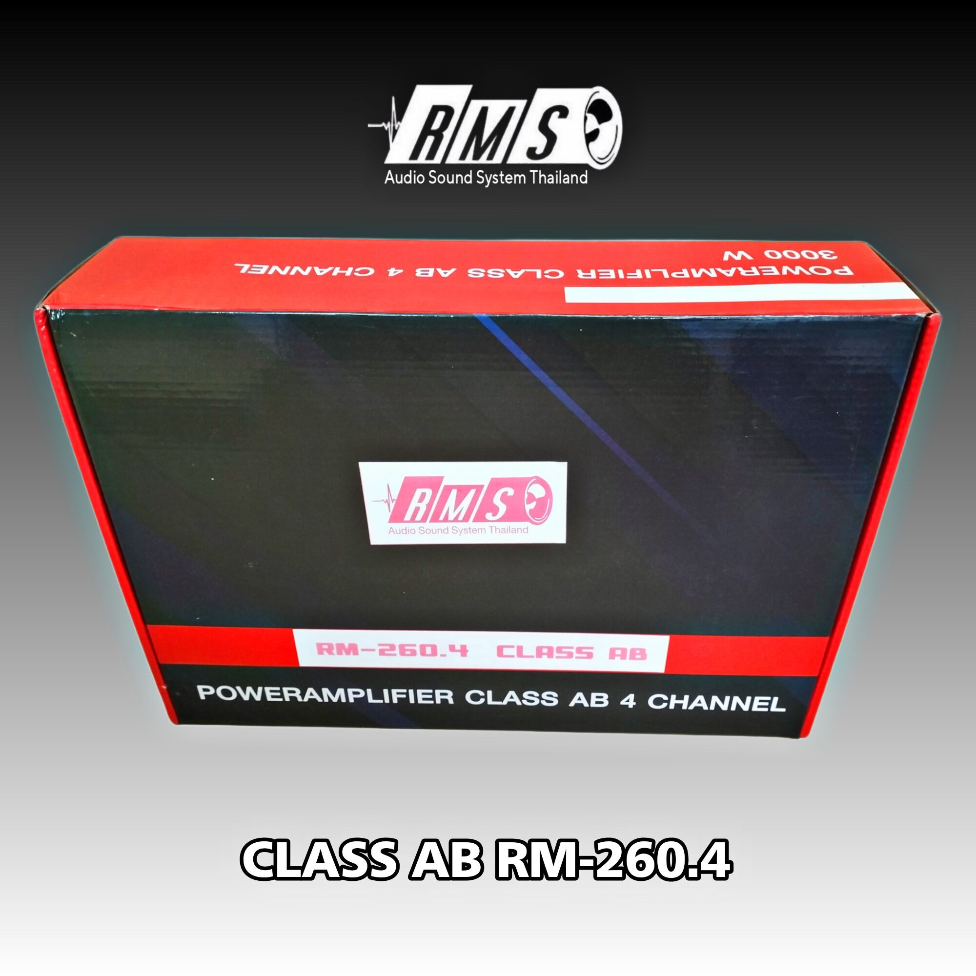CLASS AB 260.4 พาวเวอร์เอบี ขับเสียงกลางแหลม รุ่น RM-260.4 ขับ 6-8นิ้ว ...
