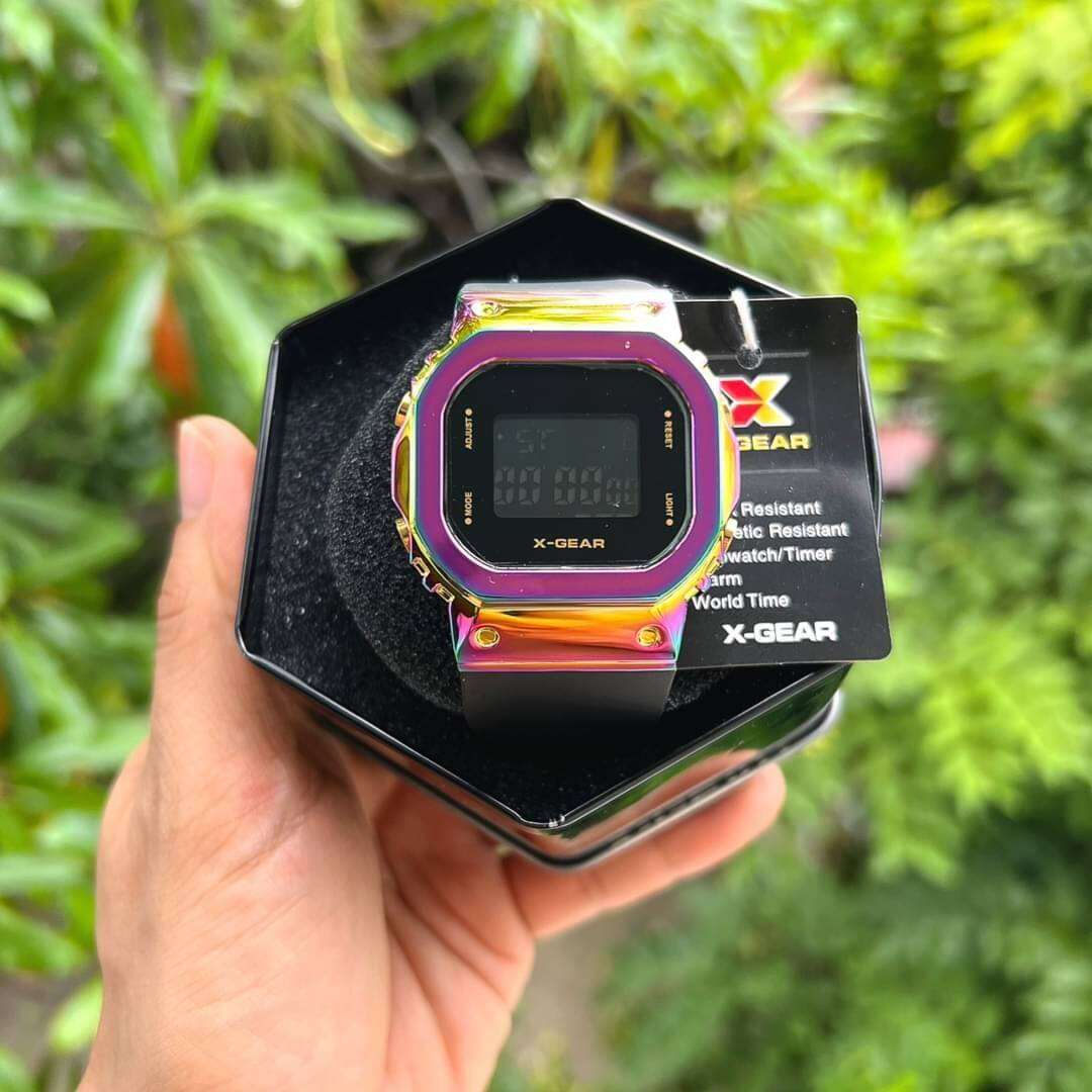 นาฬิกาแบรนด์ XGear งานแท้ สายยางหัวเหล็กไทเทเนียม สินค้ากันน้ำ พร้อมกล่องแบรน - Zombie Watch ...