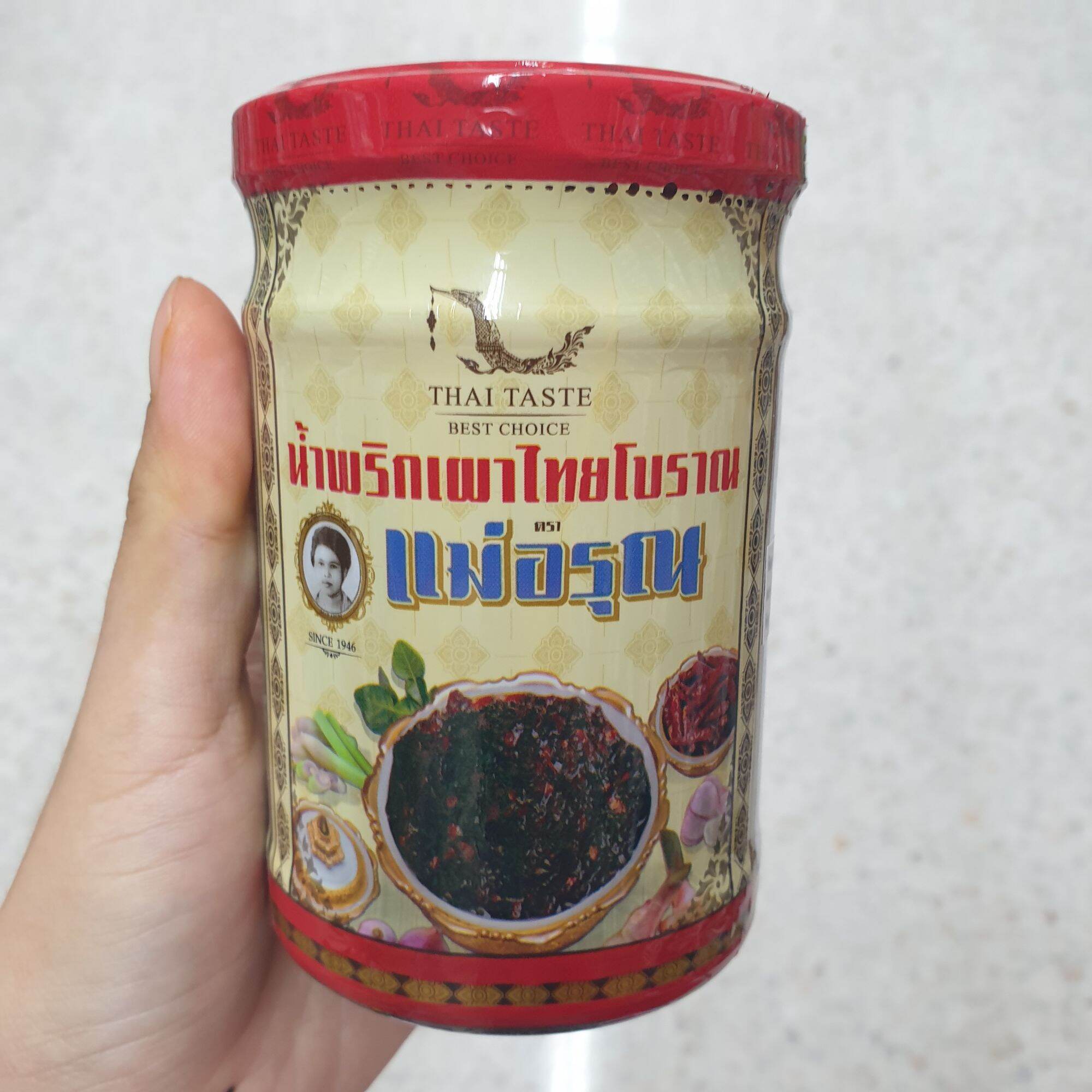 แม่อรุณ น้ำพริกเผาไทยโบราณ Mae-Arun Ancient Thai Chilli Paste 228g ...