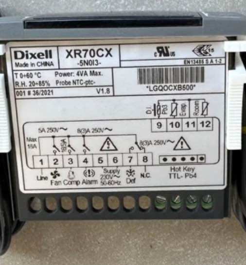 Dixell XR70CX พร้อมสายเซ็นเซอร์ยาว150เซ็นติเมตร2เส้น ,เทอร์โมดิจิตอลตู้ ...