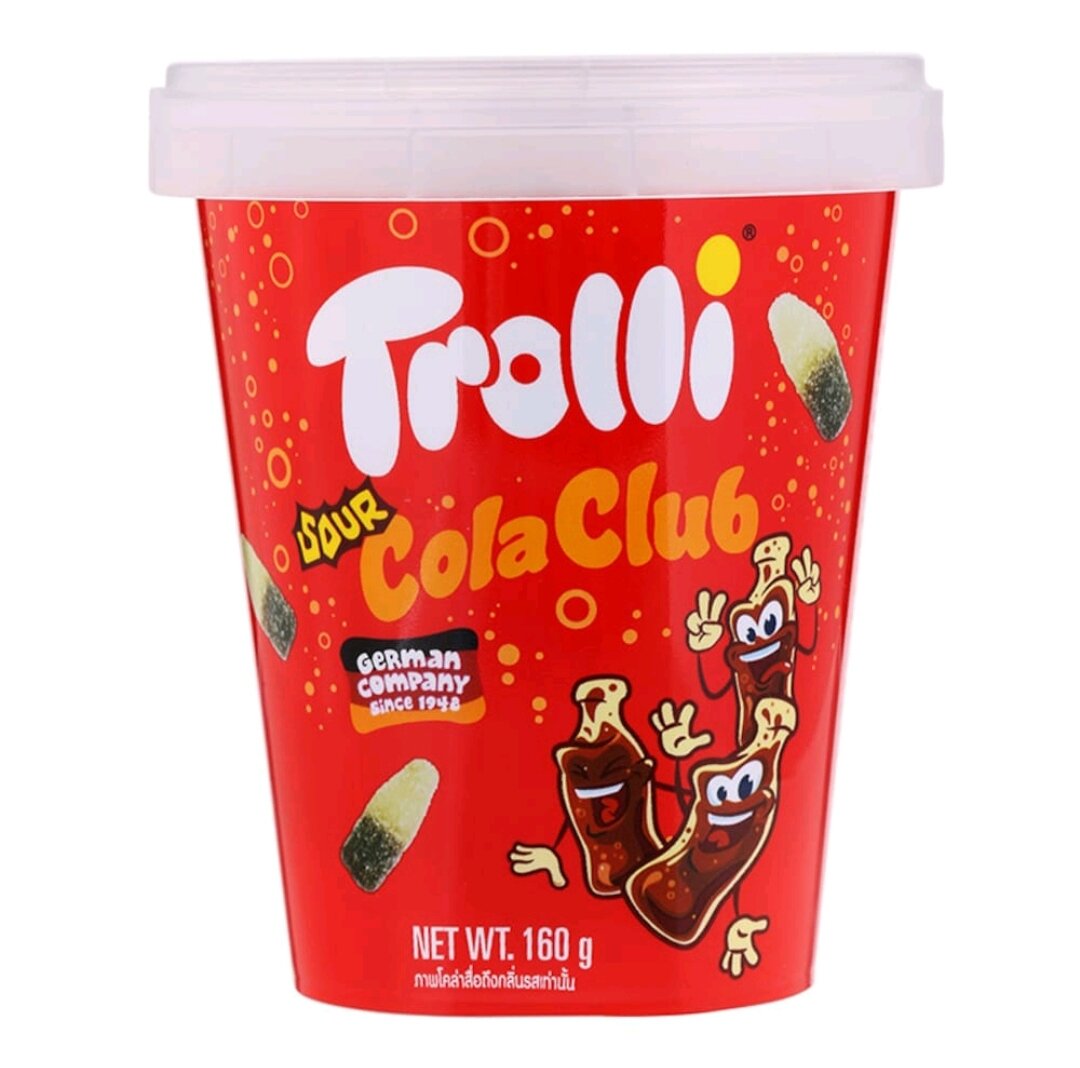 โทรลลี่ เยลลี่รสโคล่าเปรี้ยวซ่า Trolli Gummy Sour Cola Club 160g ...