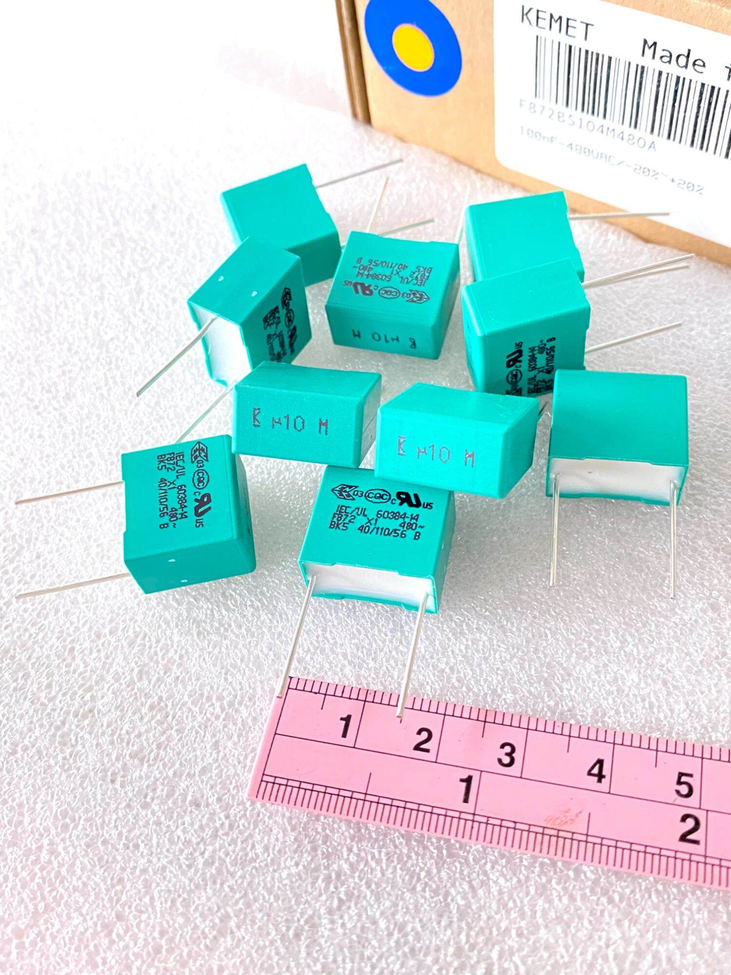 (แพ็ค1ตัว/5ตัว/10ตัว) C 0.1UF 480VAC C0.1UF 104PF 100nF คาปาซิเตอร์ ...