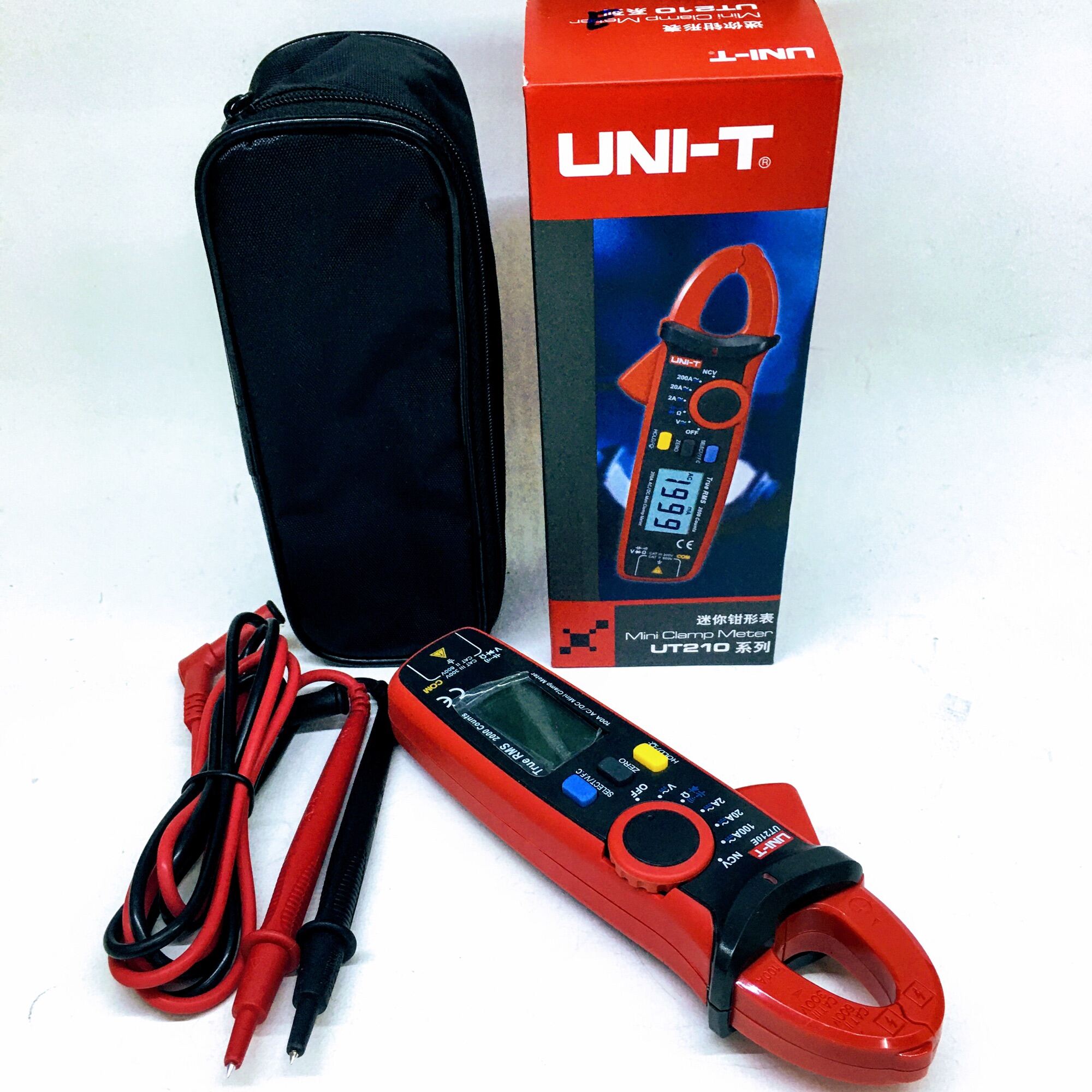 คลิปแอมป์ UNI-T UT210E UT210D clamp multimeter digital คลิปแอมป์ เเคล้ม ...