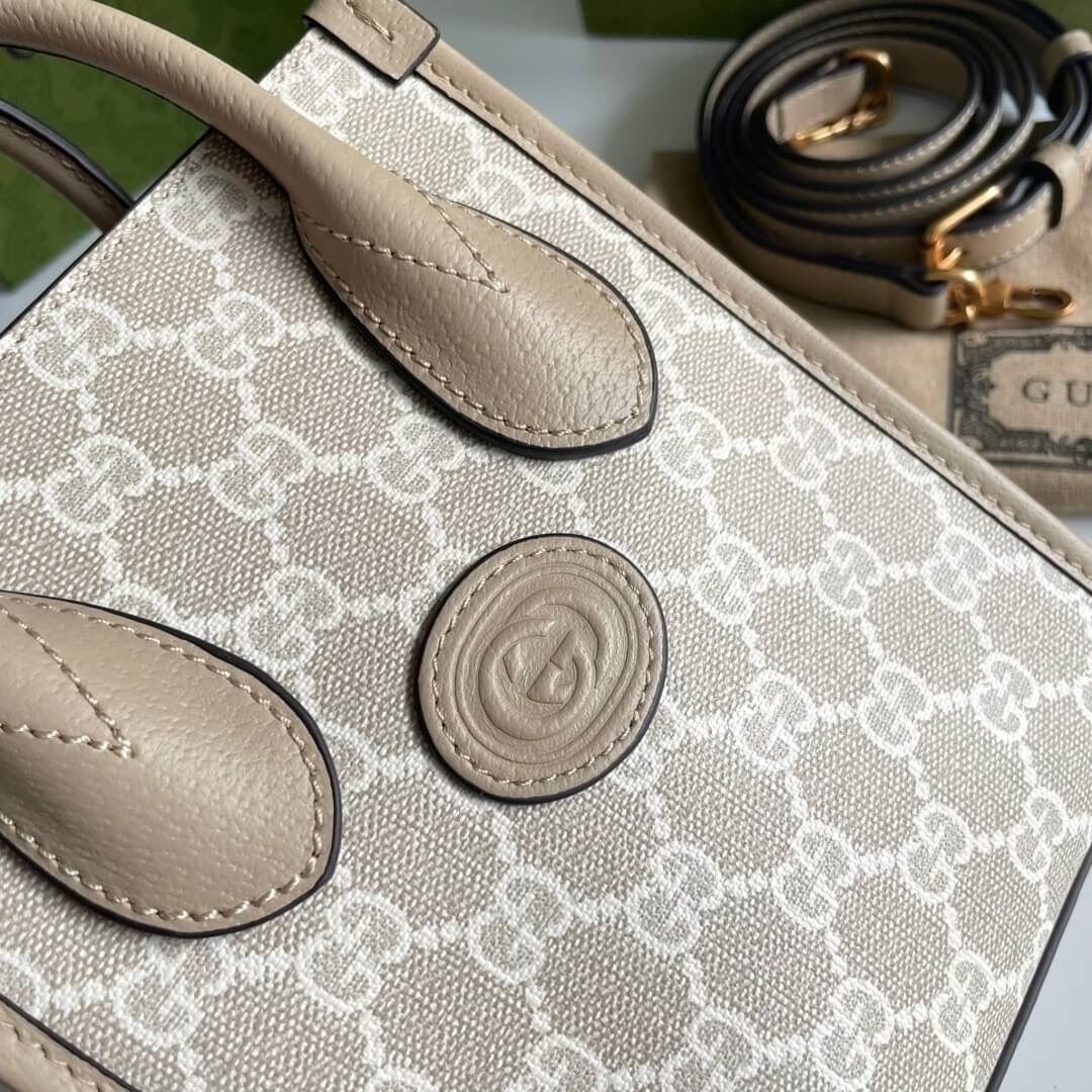 New GG. Mini tote bag with interlocking "Original Grade" - BNBag_Shop ...