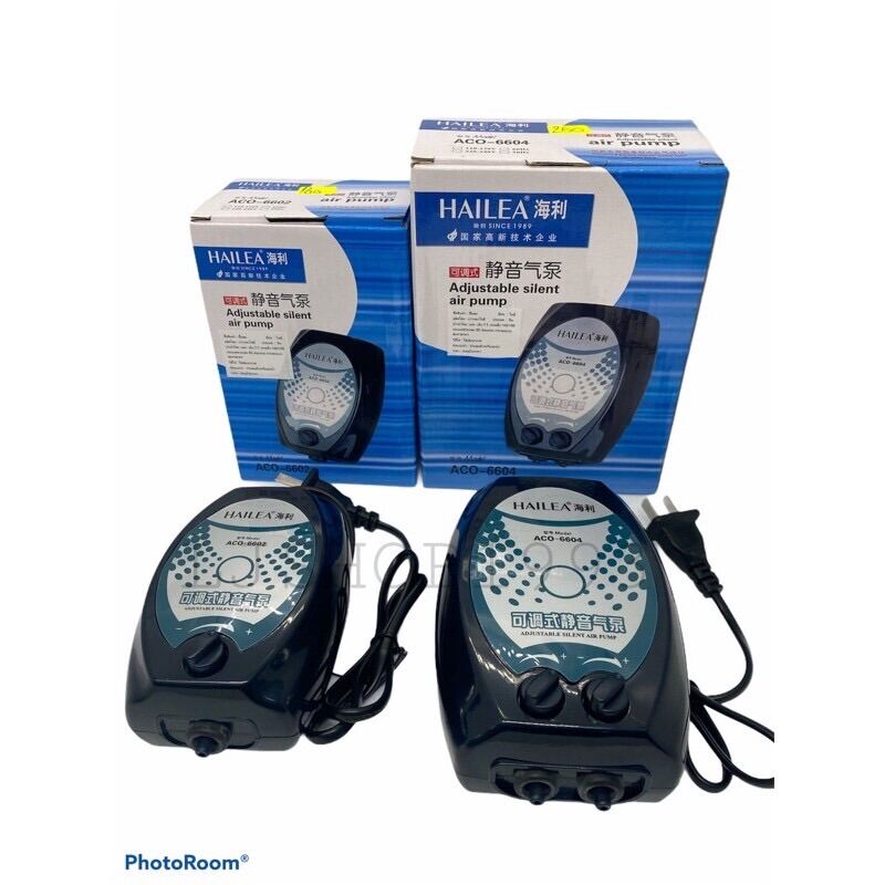 ส่งไว! ปั๊มลมตู้ปลา 1 ทาง 2 ทาง Aquarium Air pump HAILEA ACO-6602 ...