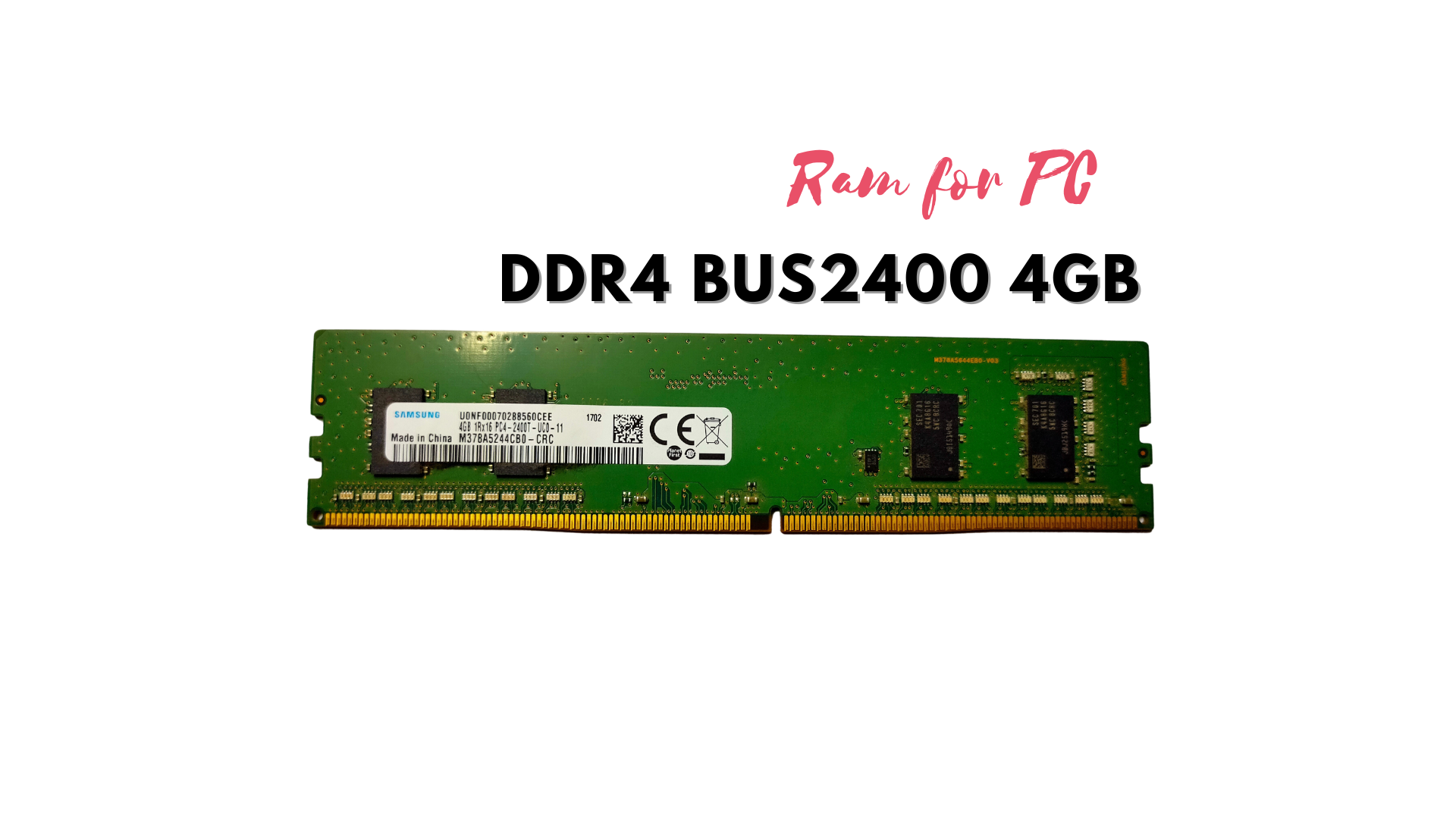 Samsung DDR4 RAM 4GB 2400Mhz | Lazada.co.th