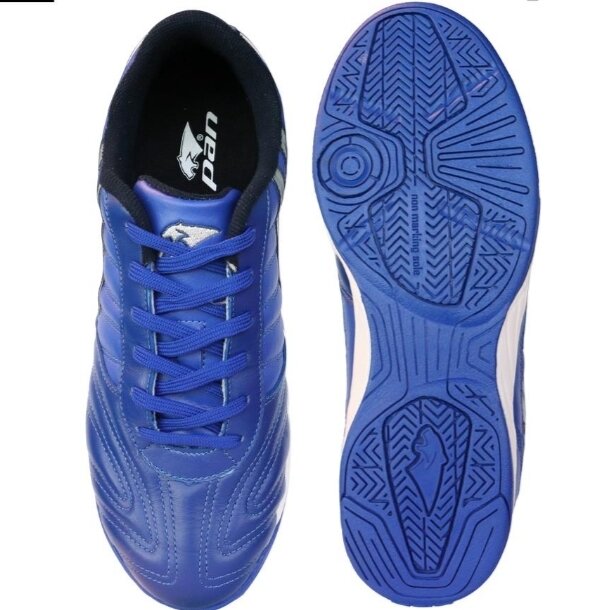 (PANลิขสิทธิ์)รองเท้าฟุตซอล PAN WAVE II หนังวัว สีใหม่ สีน้ำเงิน ไซส์ ...