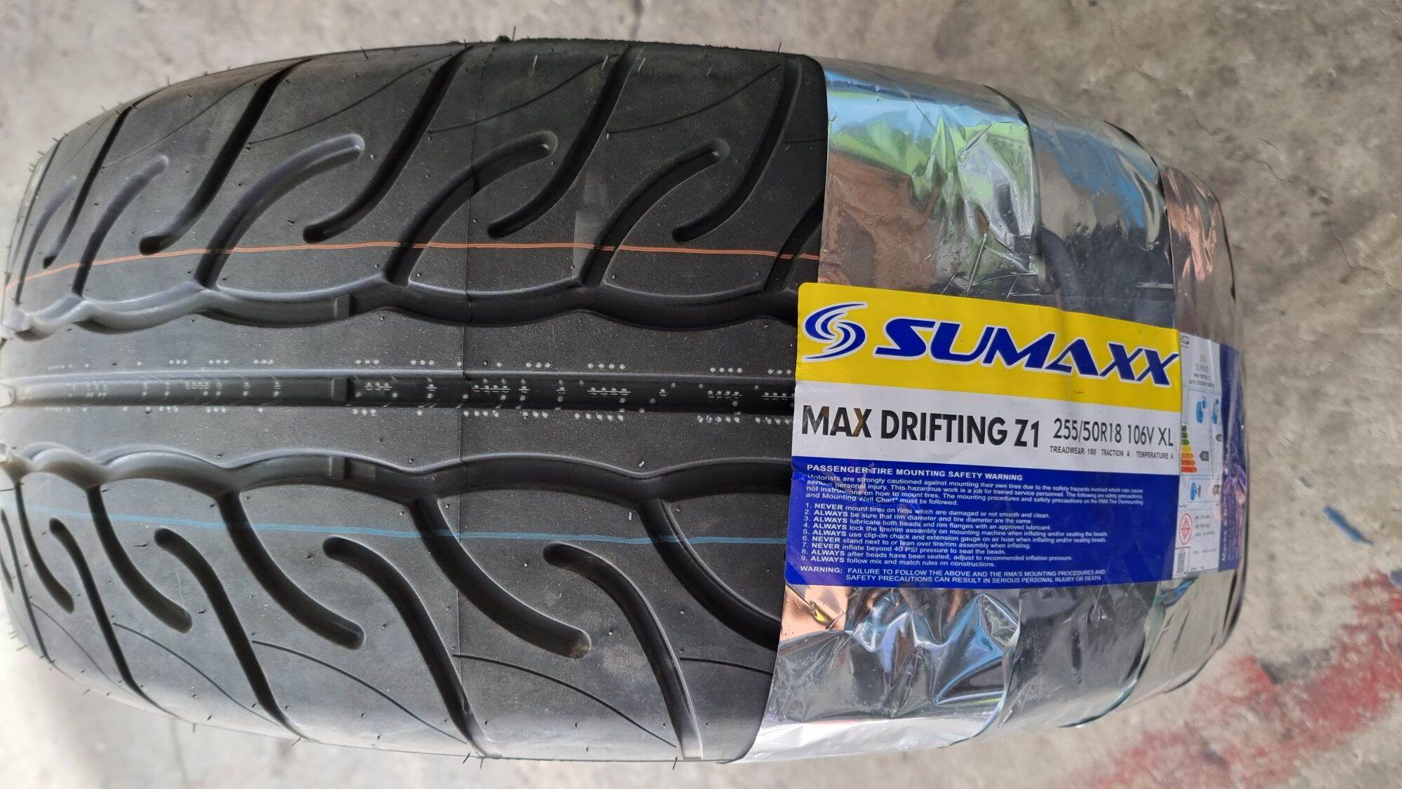 ยาง25550R18 ยี่ห้อซูมแม็ก sumaxx ยางซอฟ แทรดแวร์ 180ยางปี0222 แถมฟรี ...