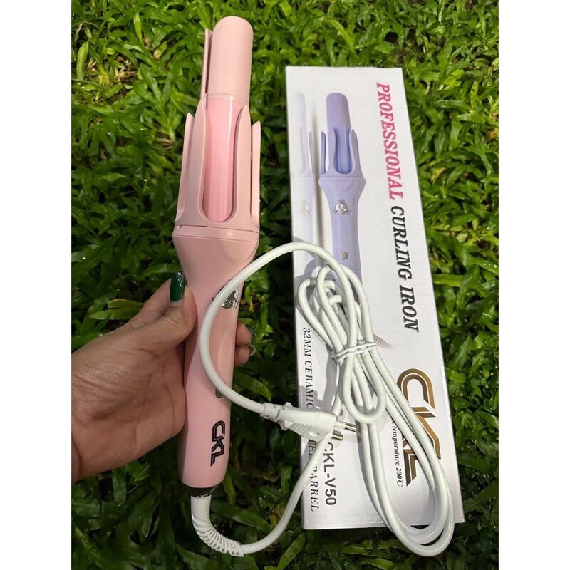 CKL-V50 เครื่องม้วนผมอัตโนมัติ แกนม้วนผม 32MM ที่ม้วนผม เครื่องม้วนผม มอก.เครื่องหนีบผม สวยได้ ...