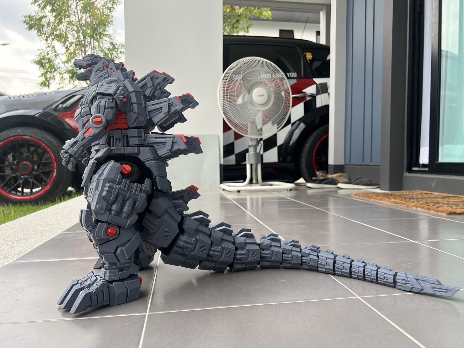 โมเดลหุ่นยนต์ โมเดลMecha-GODZILLA หุ่นยนต์ก๊อดซิล่า สูง40เซน ตัวใหญ่มาก ...