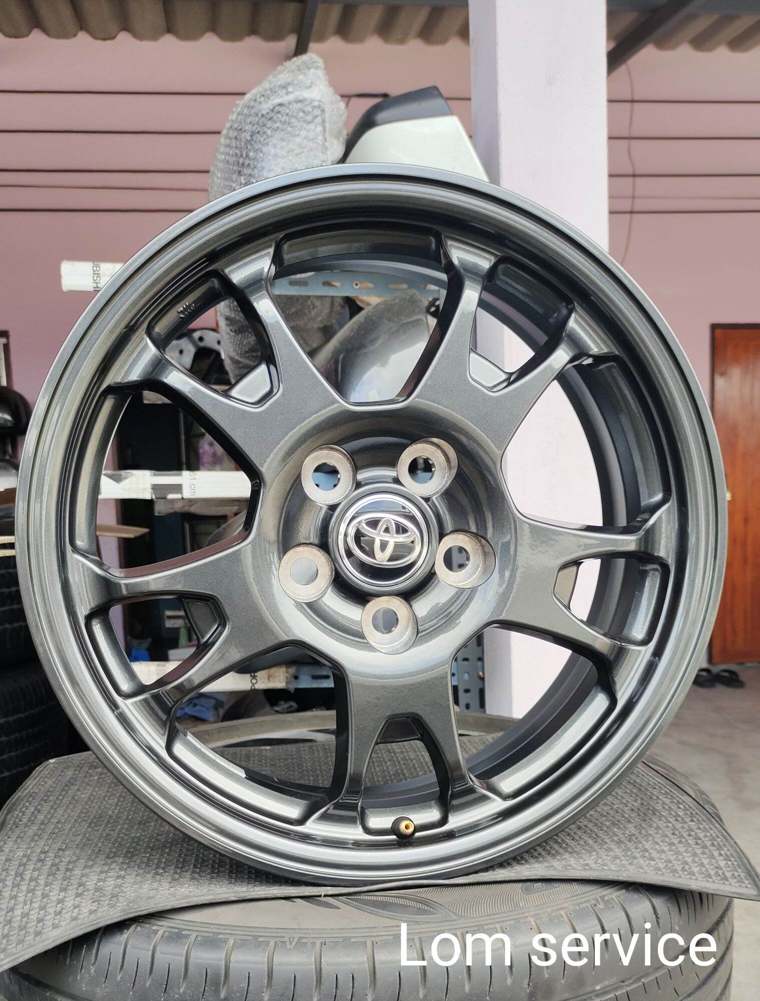 ล้อแม็ก toyota revo GR sport สีพิเศษเทากัล ล้อแม็กแท้ถอดสีเดิมจากโรงงาน ...