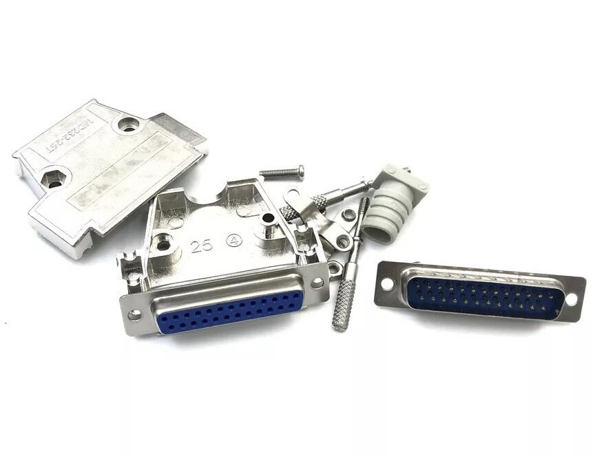 Cover Metal Shell connector DB25 pin Parallel ชุดฝาเหล็ก DB25 | Lazada ...