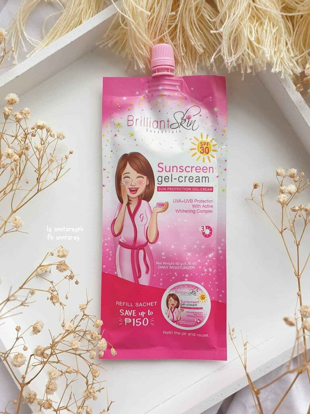 Brilliant skin sunscreen gel cream spf 30 (50 g)( june 2024) - Goodies ...