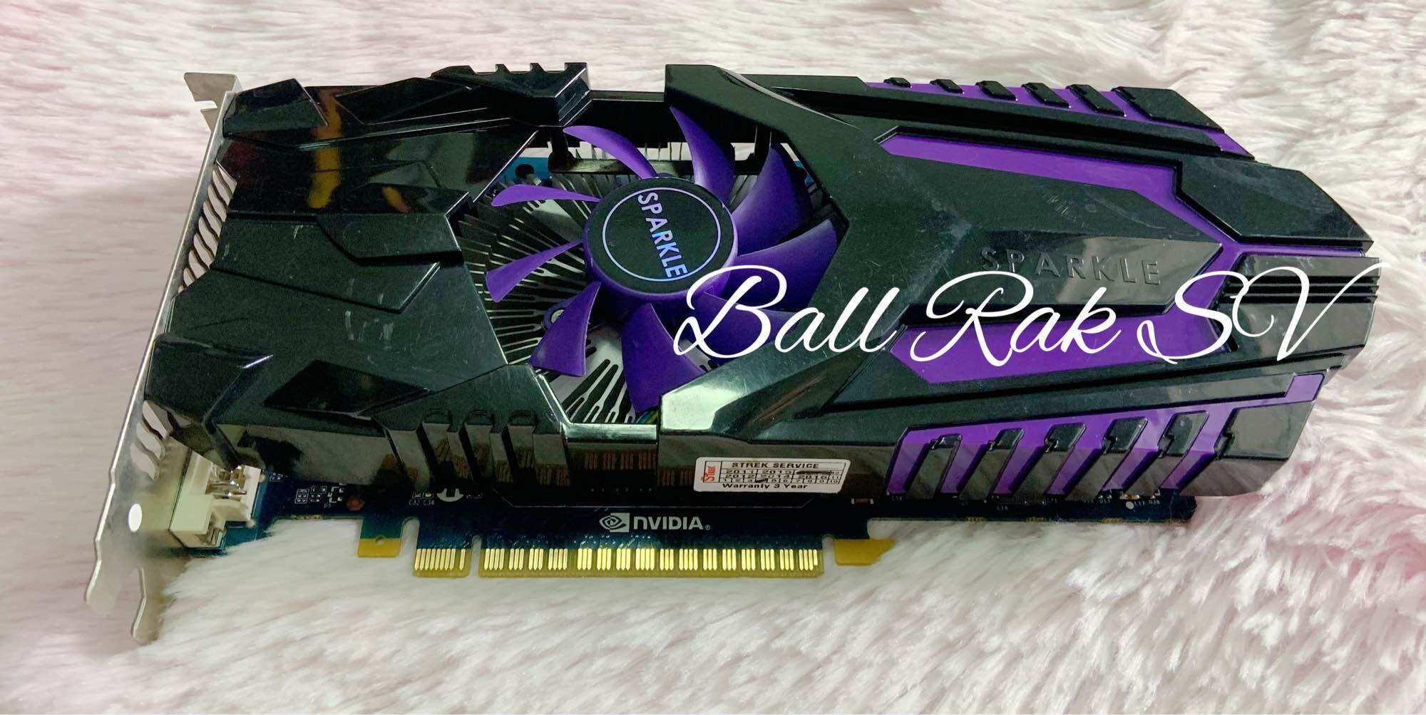 การ์ดจอ SPARKLE GTX 550 Ti 1024 MB DDR5 - Ball Rak SV - ThaiPick