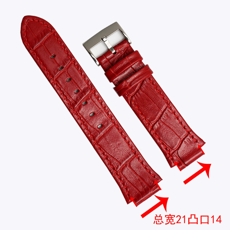 สายนาฬิกาหนังแท้สำหรับผู้หญิงรุ่น5027127 5027131 5080602 5096008 ...