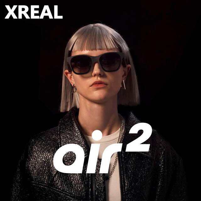 XREAL Air 2 Smart AR Glasses Micro-OLED Screen 120Hz High Brush 72g ...