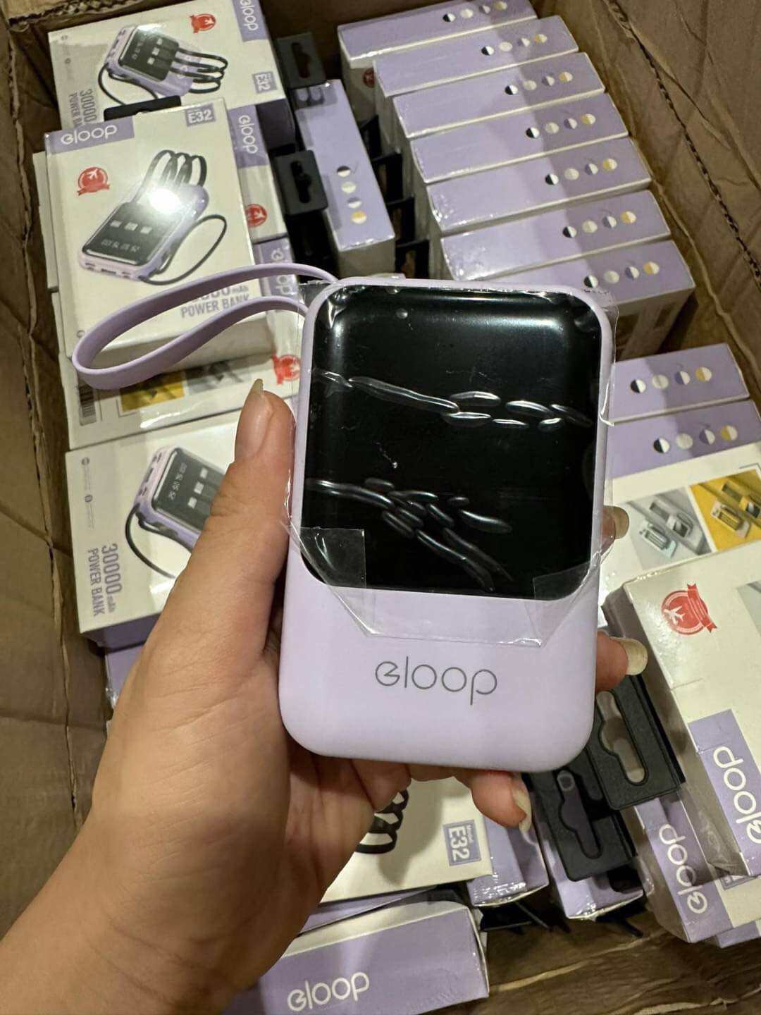 Eloop รุ่นE32 30000 แอมป์ เพาวเวอร์แบงค์ 30000 แอมป์ ของแท้100 แถมสายชาร์จถุงฟรี - ElleKewalin ...