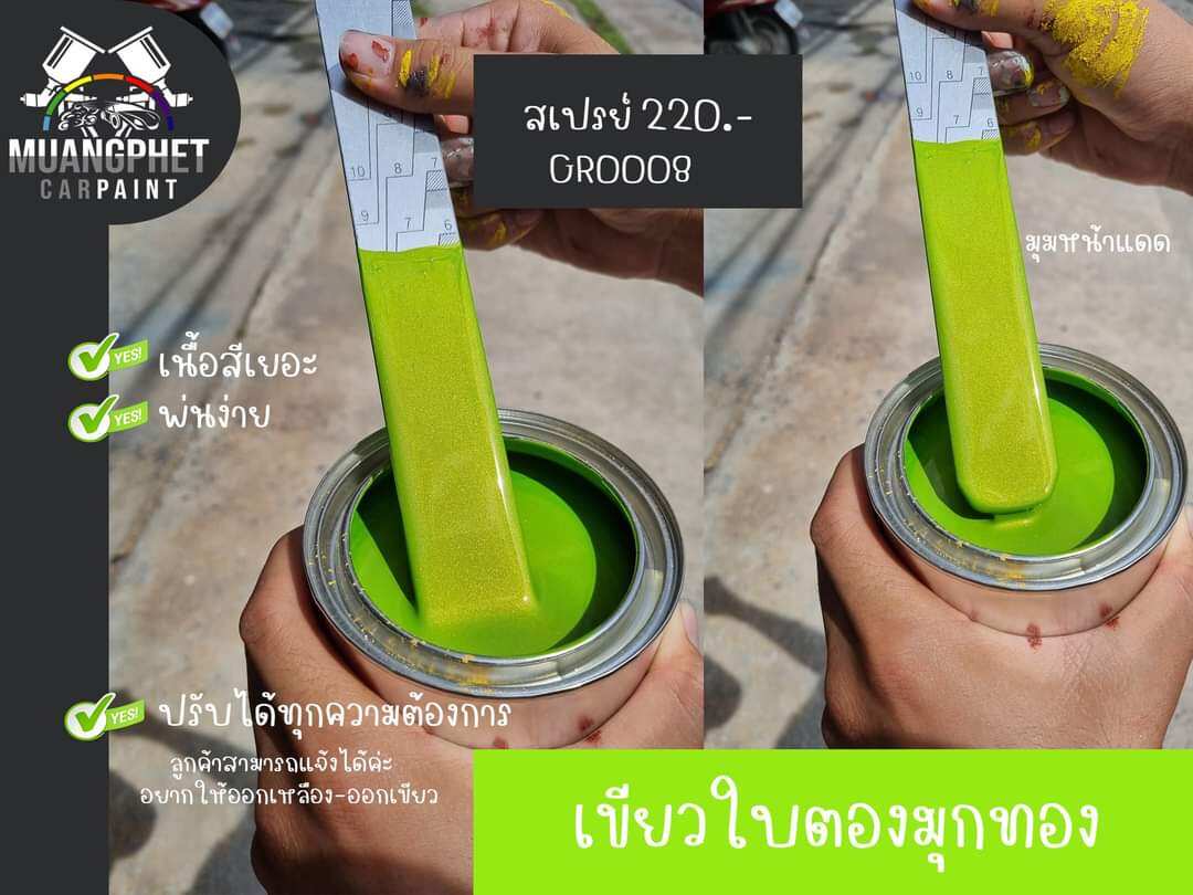 FAST PAINT สีสเปรย์เขียวใบตองมุกทอง - เมืองเพชรคาร์เพ้นท์ - ThaiPick