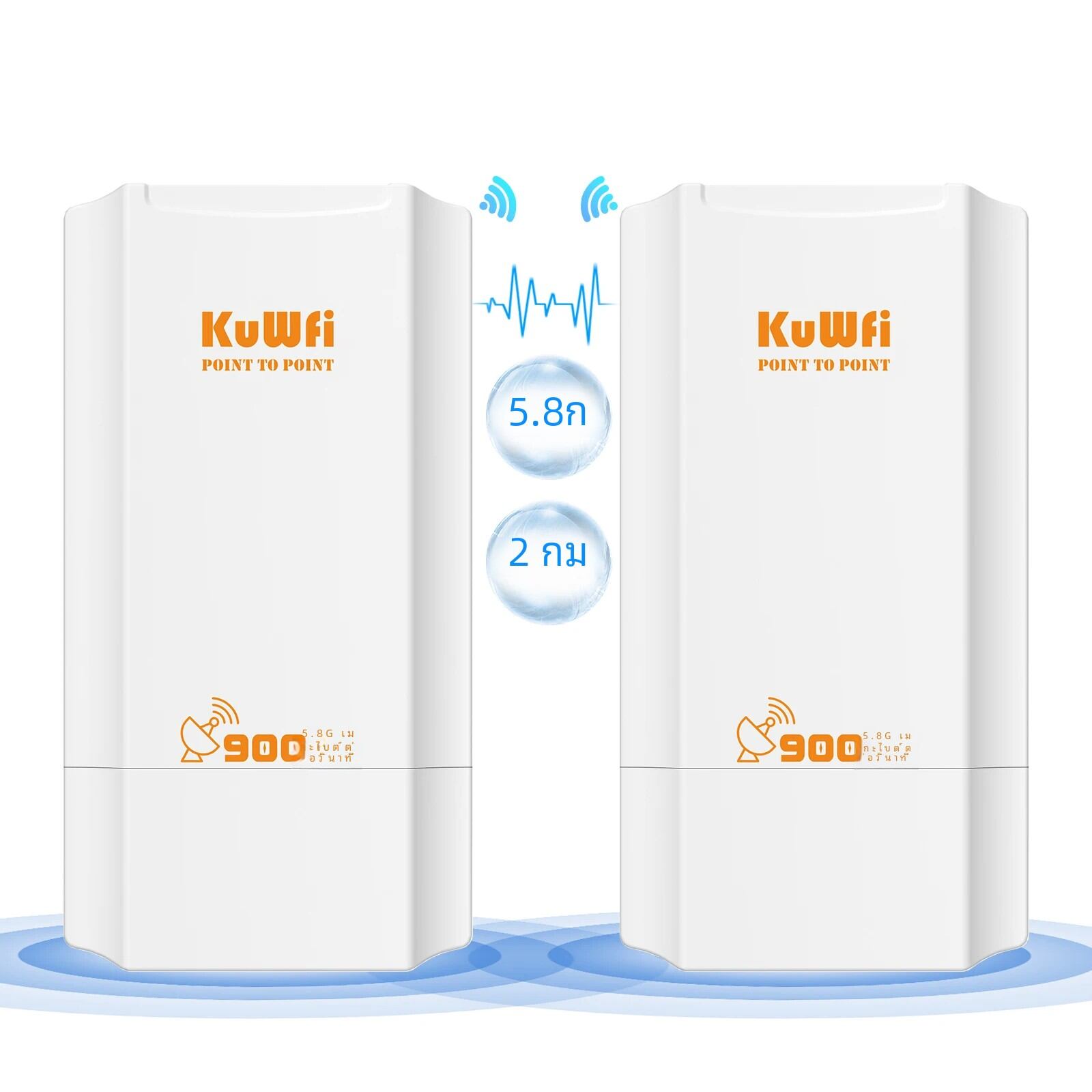 KuWFi 900Mbps Wifi Repeater 5.8G Wireless Bridge Wifi CPE Bridge Long Range Extender AP Access ...