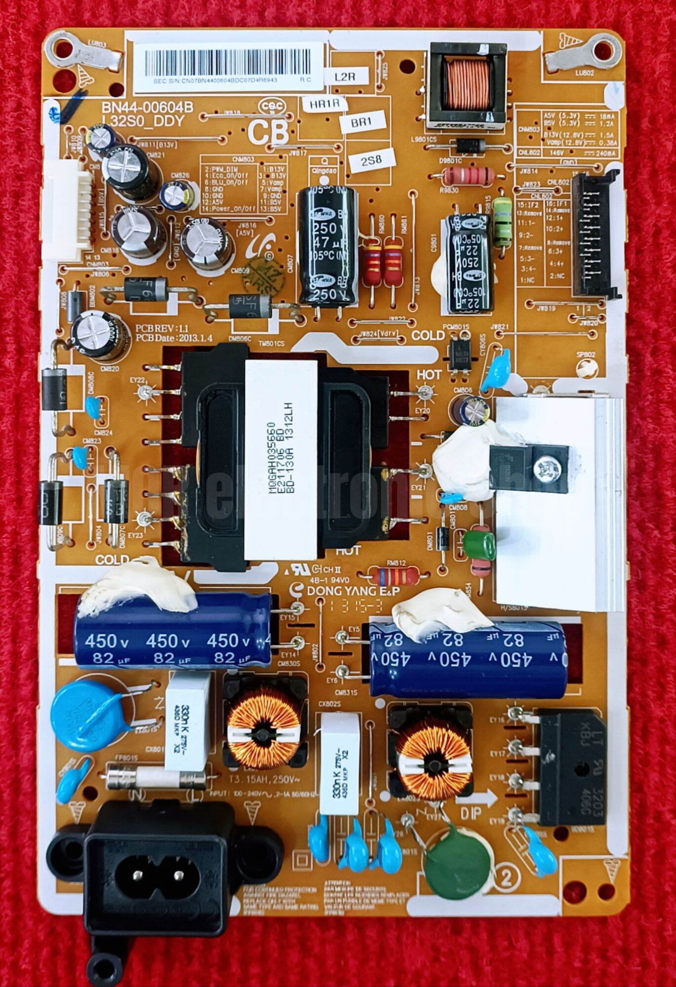 เพาเวอร์ซัพพลาย SAMSUNG UA32F4000AR , UA32F4100AR พาสบอร์ด BN44-00604B ...