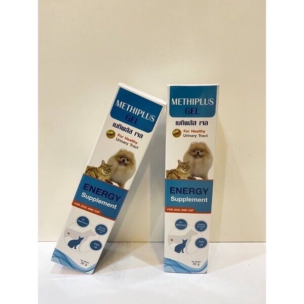 🥇Methiplus Gel เมทิพลัส 🐱🐶 เจลอาหารเสริม เพื่อช่วยลดpHของปัสสาวะ