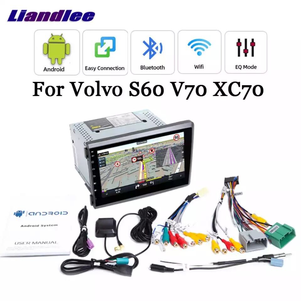 Car Multimedia Player For Volvo S60/V70/XC70 2000-2009 Radio Android UK Accessories Stereo Video ...