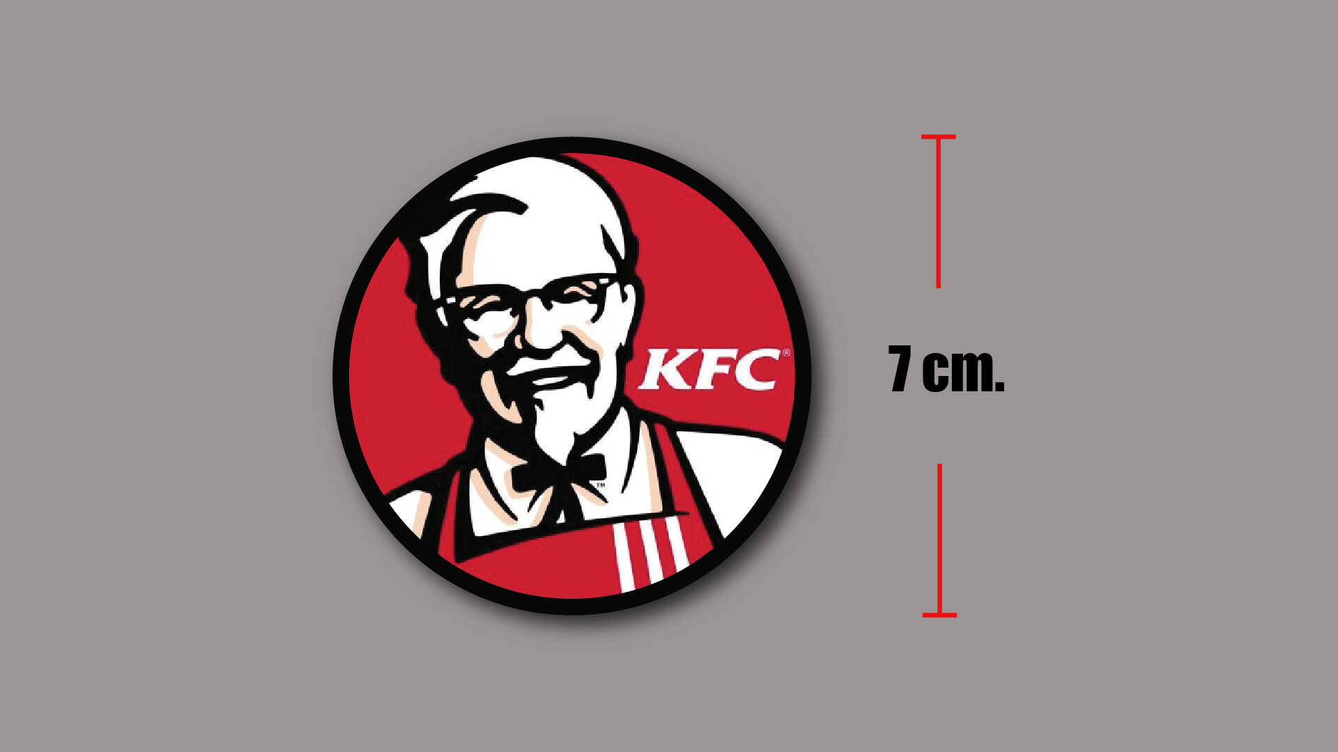 sticker kfc สติกเกอร์ เคเอฟซี งานออฟเซ็ทแท้ กันน้ำ กันแดด | Lazada.co.th