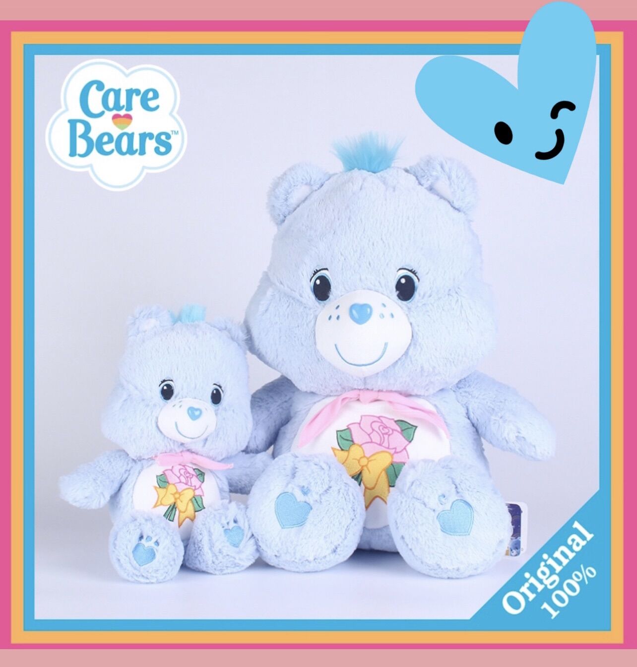 สินค้าแท้????ลิขสิทไทย????????ตุ๊กตาหมี สีฟ้า พร้อมส่ง???? แคร์แบร์ ...