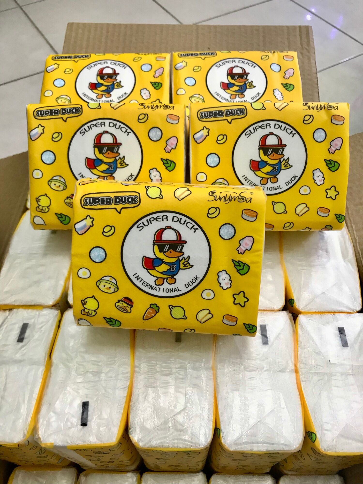 ทิชชู่ Super Duck ลายลิขสิทธิ์ ย่อยสลายได้ 210 แผ่น - บริษัท ธีรสุทธิ์ ...
