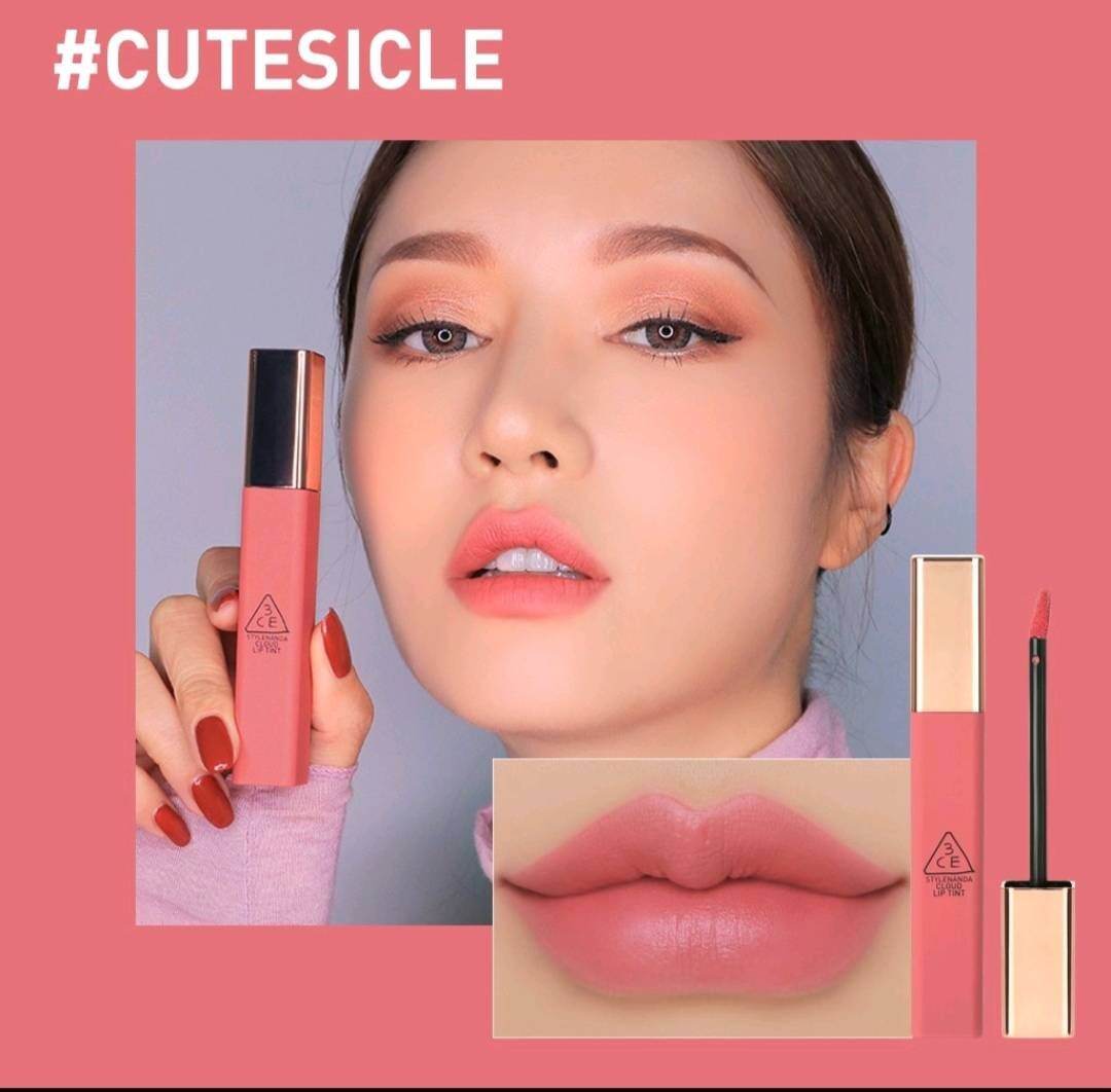⭐พร้อมส่ง ⭐ ของแท้ 💯% 3CE Cloud Lip Tint รุ่นใหม่สีสวย ติดทนนาน น่าจุ๊บ ...