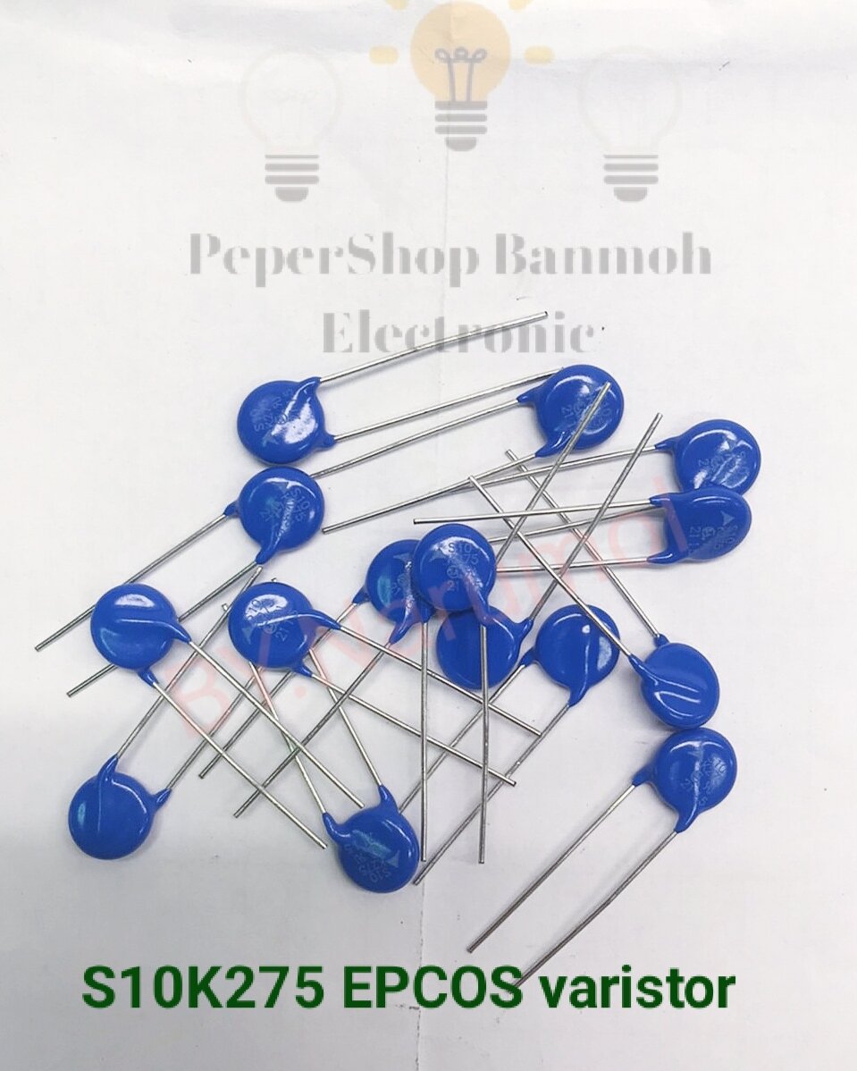 (แพ็ค1ตัวแพ็ค10ตัว) S10K275 EPCOS varistor ขนาดเส้นผ่าศูนย์กลาง10มิล ...