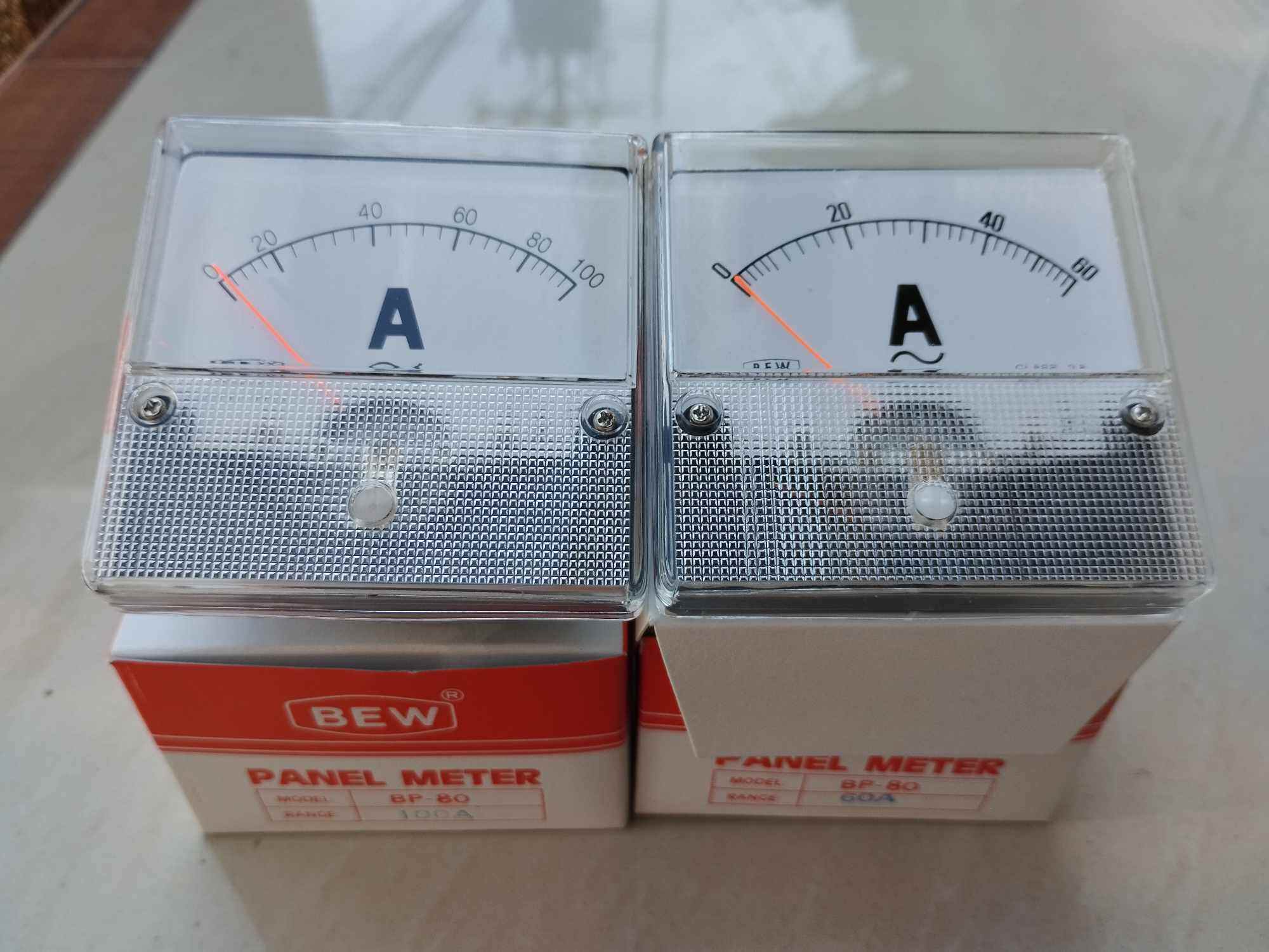 แอมแปร์ ตู้ชาร์จ วัดแอมป์ BP-80 30A 60A 100A ขนาด 80x80 mm. 2.5นิ้ว แบรนด์ BEW ราคาต่อ 1 - ขวัญ ...