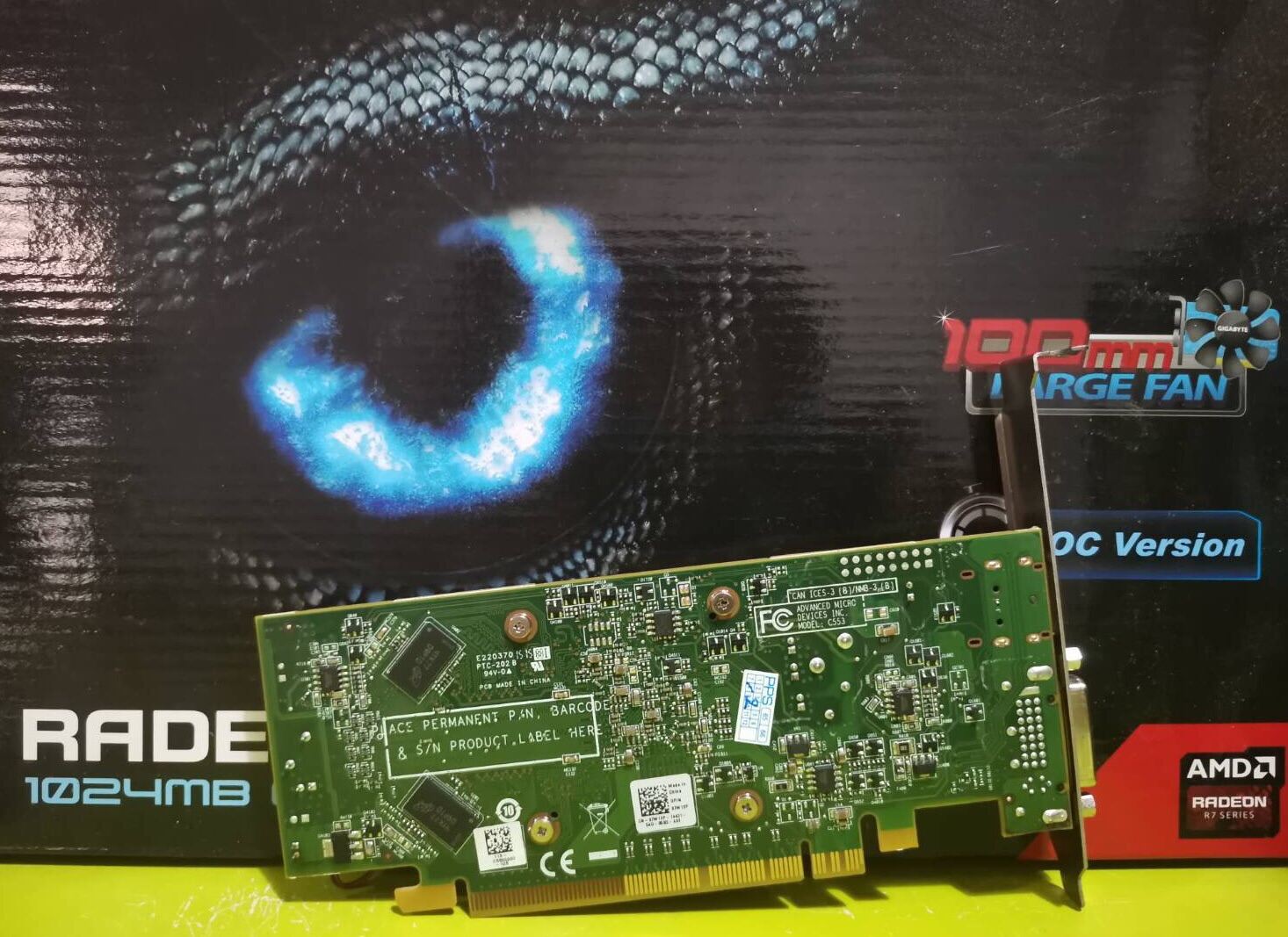 การ์ดจอ OEM (Dell) รุ่น AMD Radeon R5 240 1GB DDR3 64bit (no box ...