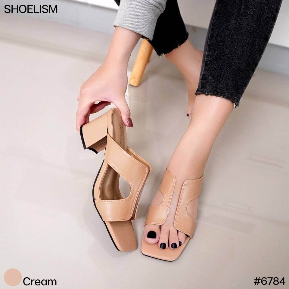 6784 รองเท้าส้นสูง แมกซี่2.5 สวยเซ็กซี่ แอบโชว์หน้าเท้าเล็กๆ หนังนิ่ม ...