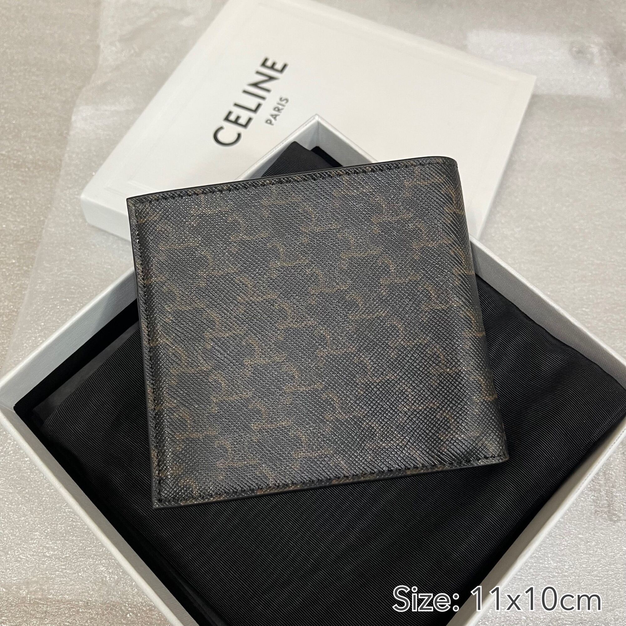 Brand New CELINE Bi-fold wallet in triomphe canvas - Grabityourown.selected - ThaiPick