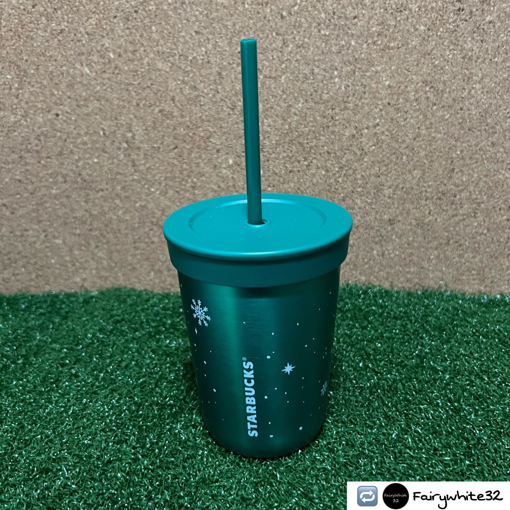 แก้วสตาร์บัคส์ Green Snowflake cc 12 oz. ของแท้100% | Lazada.co.th