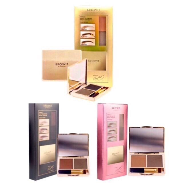Browit by Nongchat Easy Drawing Brow Shadow (4g) - MAKE UP MORE - ThaiPick
