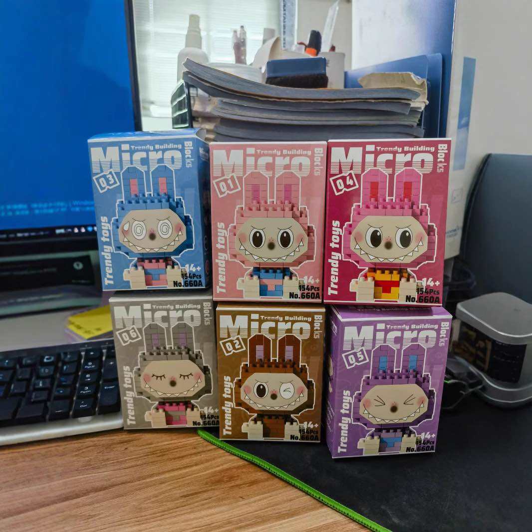 Mini Labubu Building Blocks ตัวต่อ บล็อก ลาบูบู้ คละลาย 1 ชิ้น ...