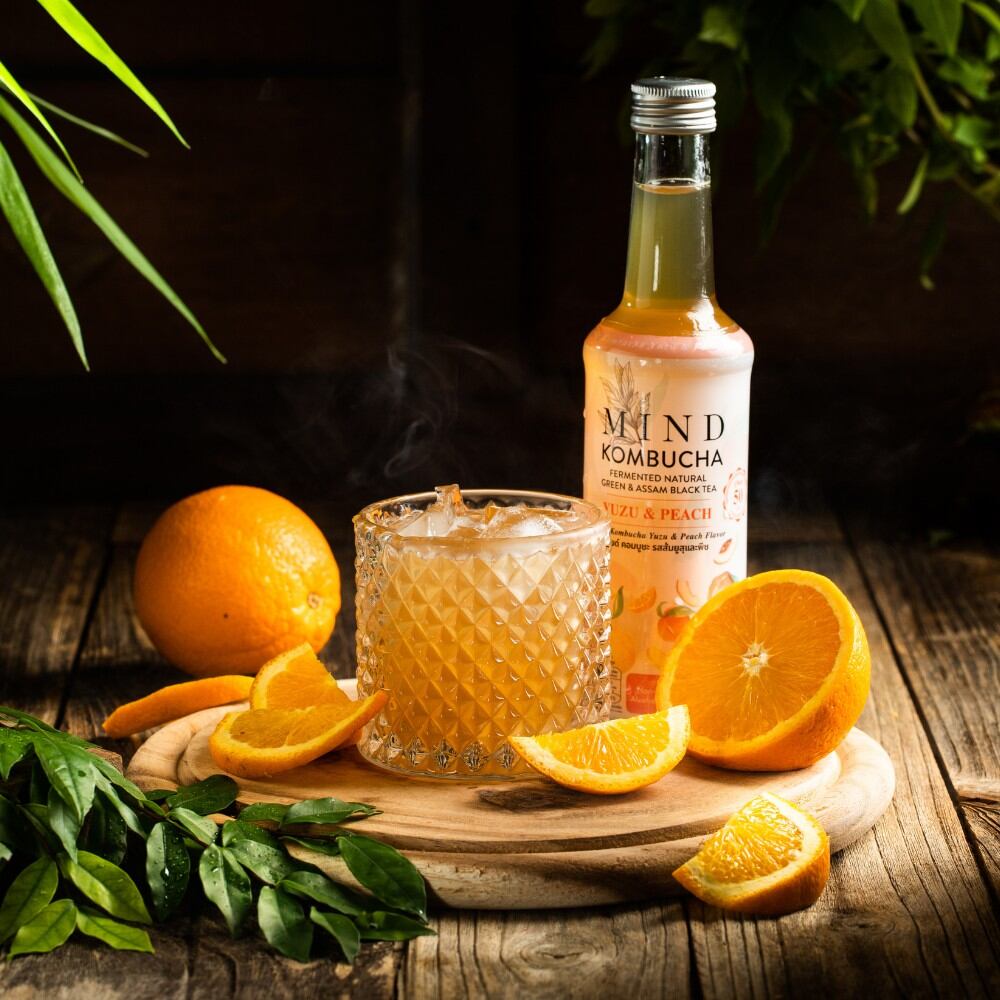 Mind Kombucha มายด์ คอมบูชะ ชาหมัก fermented tea เพื่อสุขภาพ 250 มล ...