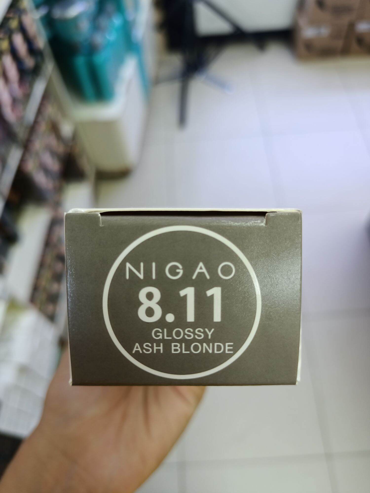 NIGAO Hair Color ** Silver Grey ** โทนเทาเงิน 100 ML / ไฮ 150 ML ...