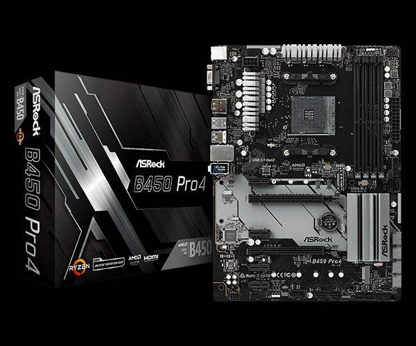(AM4) ASROCK B450 PRO4 (ATX ) - Bsmartit - ThaiPick