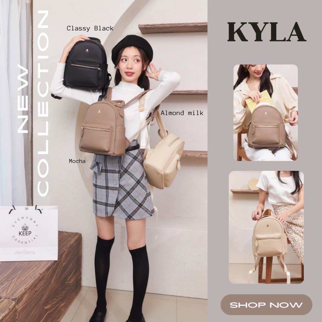 สินค้าใหม่ กระเป๋าสุภาพสตรี แบรนด์ KEEP รุ่น KYLA Backpack กระเป๋าเป้ ...