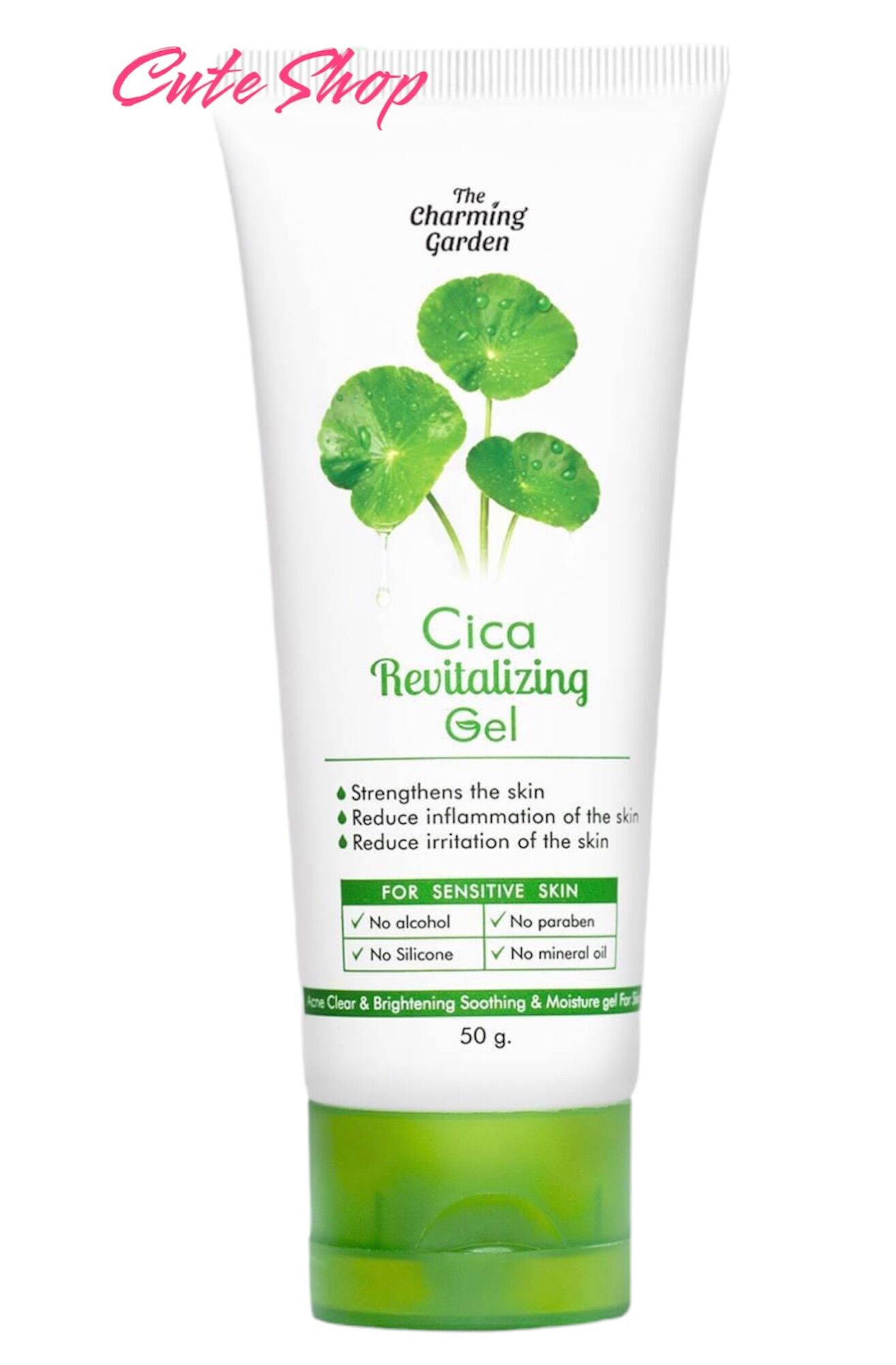 Cica gel เจลใบบัวบก เจลกู้ผิว เจลซ่อมผิว Cica Revitalizing Gel เดอะชาร ...