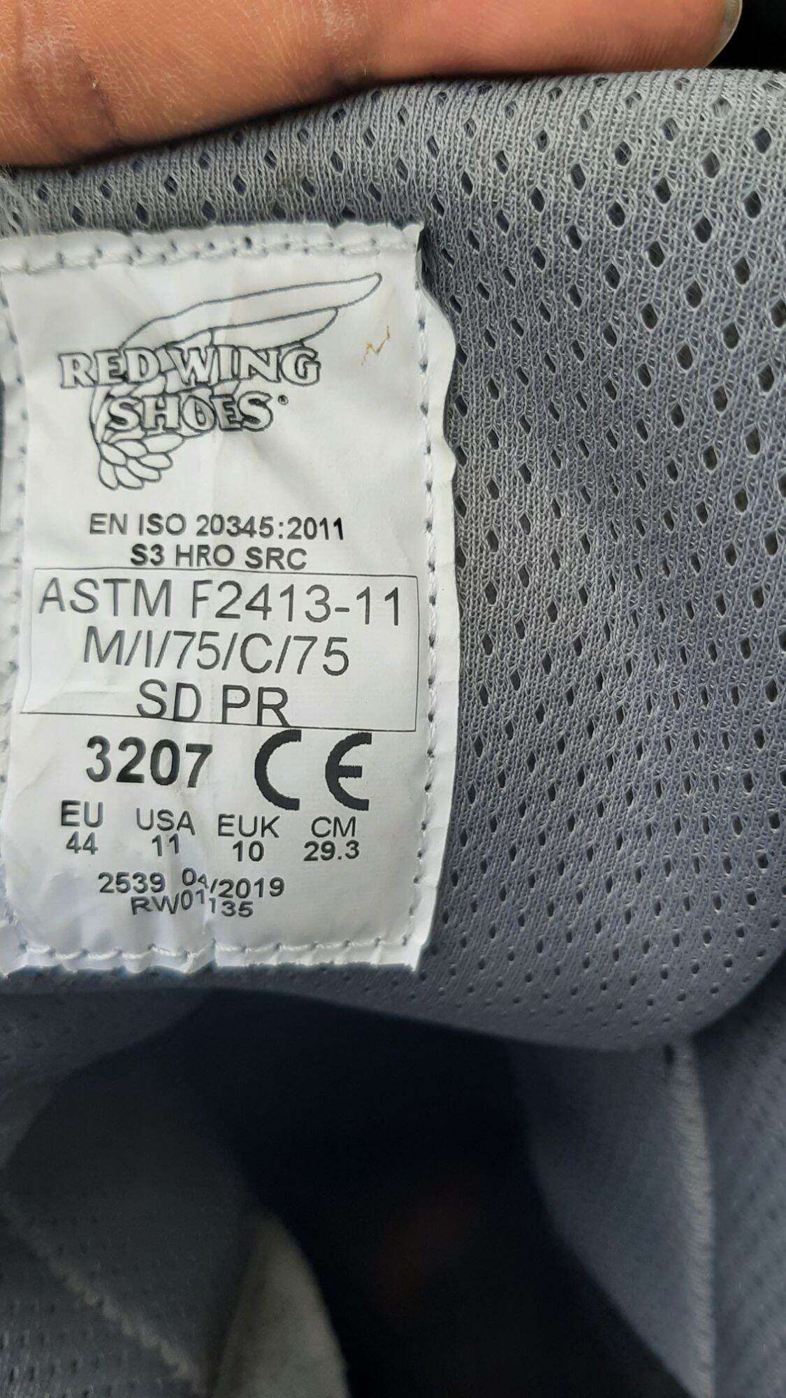 รองเท้าเซฟตี้ Red wing 3207 ไซร์11usa 10uk 44eu ความยาว29.3 cm - ธนพล ...