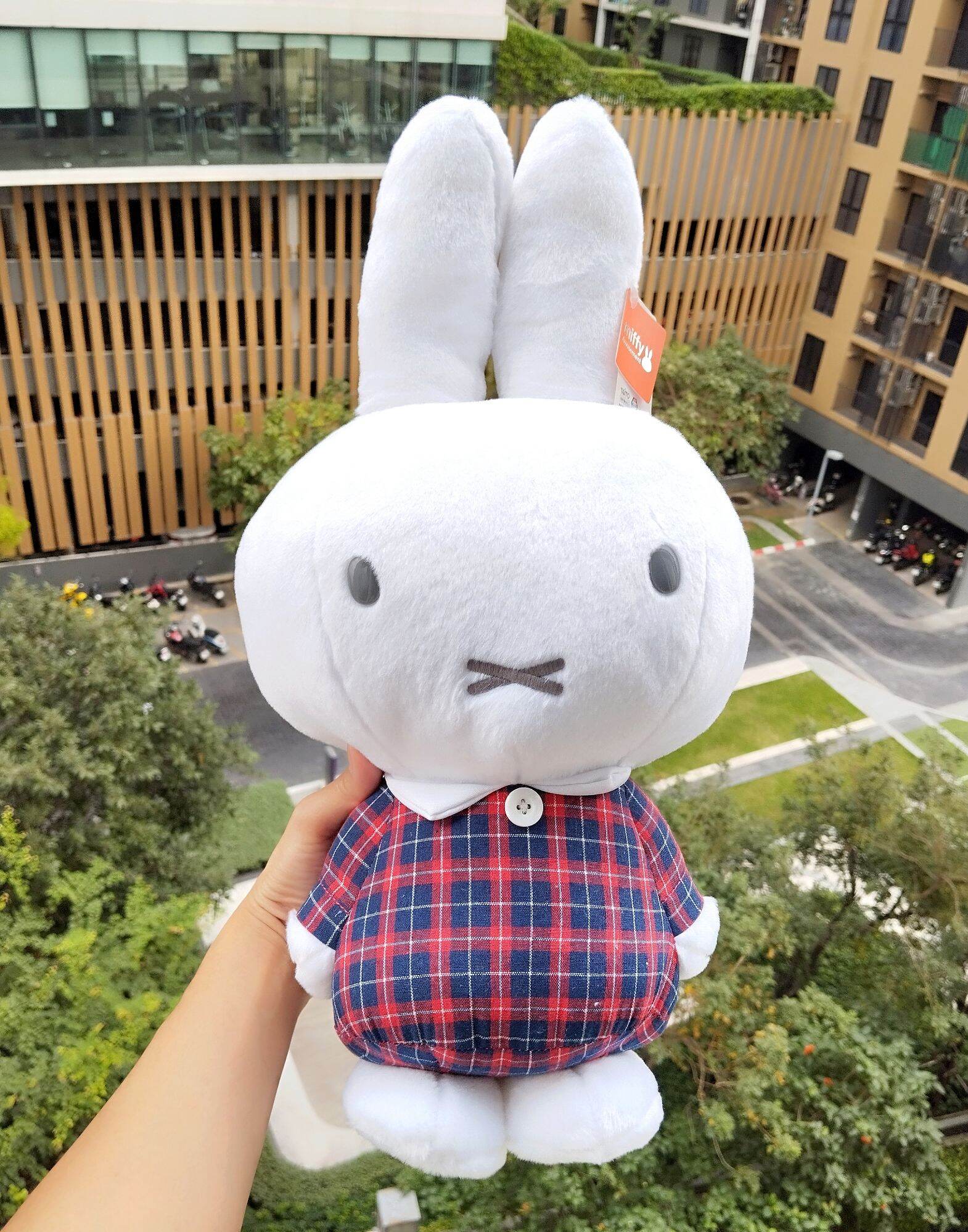 ตุ๊กตามิฟฟี่ Miffy Amusement ตุ๊กตา กระต่ายน้อย ขนาด 18 นิ้ว สินค้าของ ...